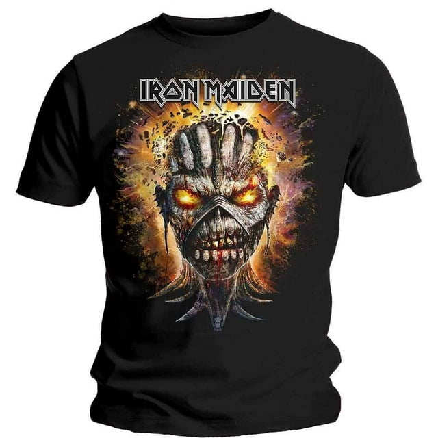 EverAura Iron Maiden Eddie Exploding Head T-Shirt Black New Christmas ...