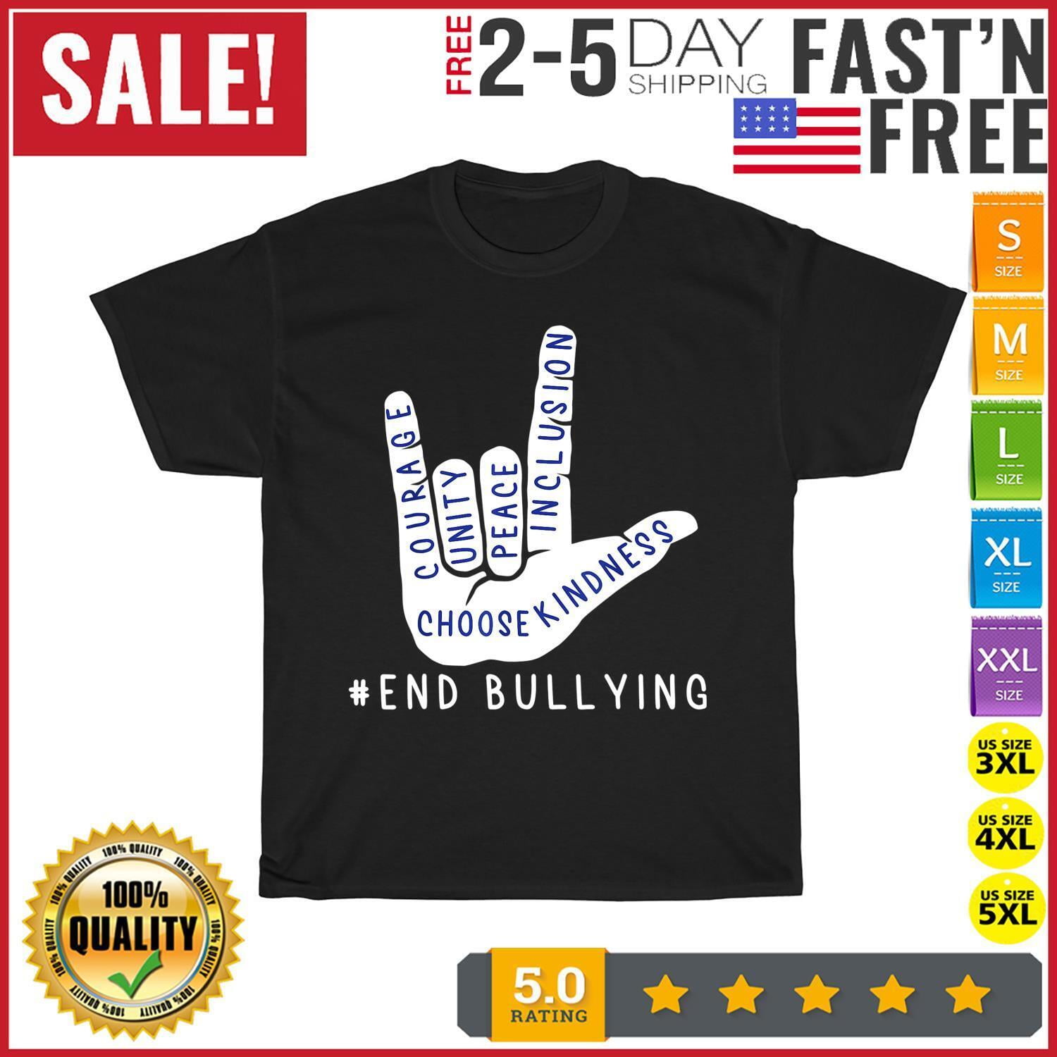 EverAura Kids Blue Anti Bullying Love Sign Language Bully Prevention ...