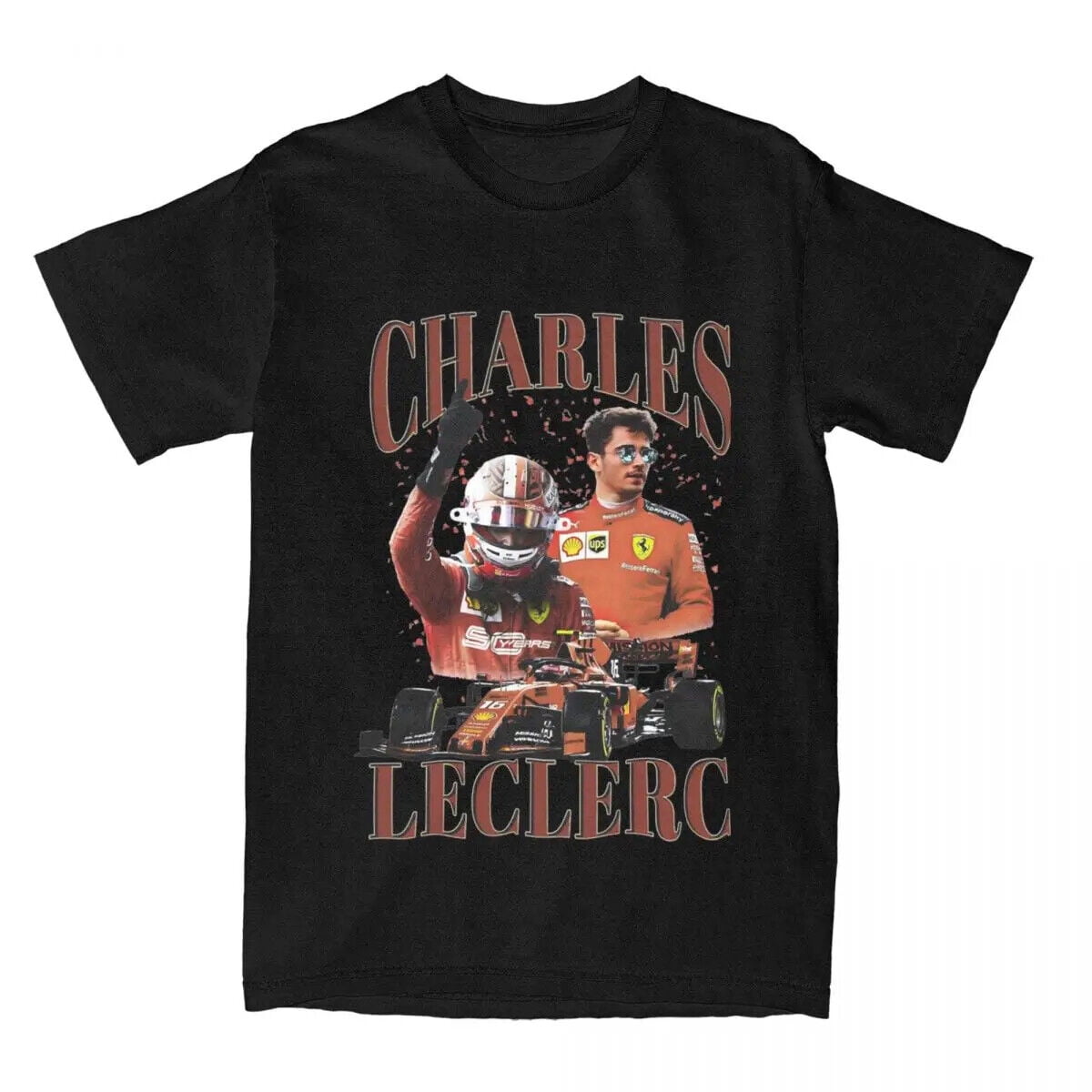 EverAura Men Women Racer Charles Leclerc Victory Racing Race Graphic T ...
