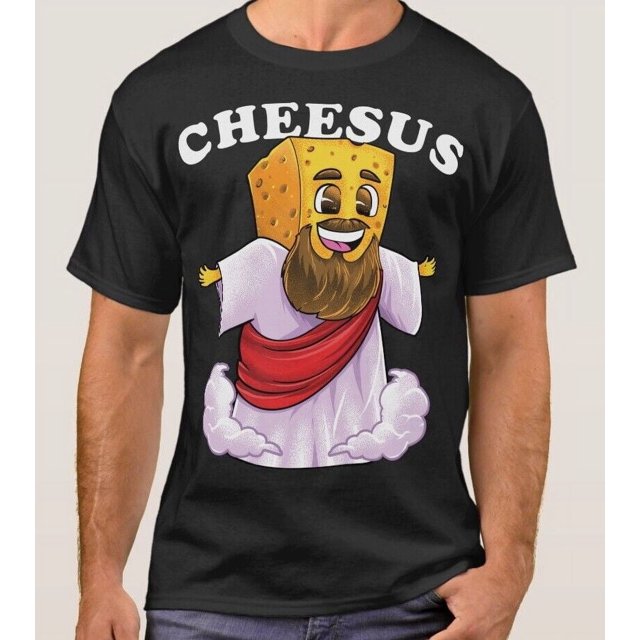 EverAura NEW LIMITED Cheesus Jesus Christ Funny Cheese Christian Pun ...
