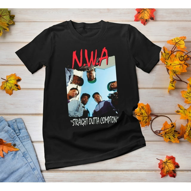 EverAura NWA Rappers Straight Outta Compton T-shirt Black All Sizes ...