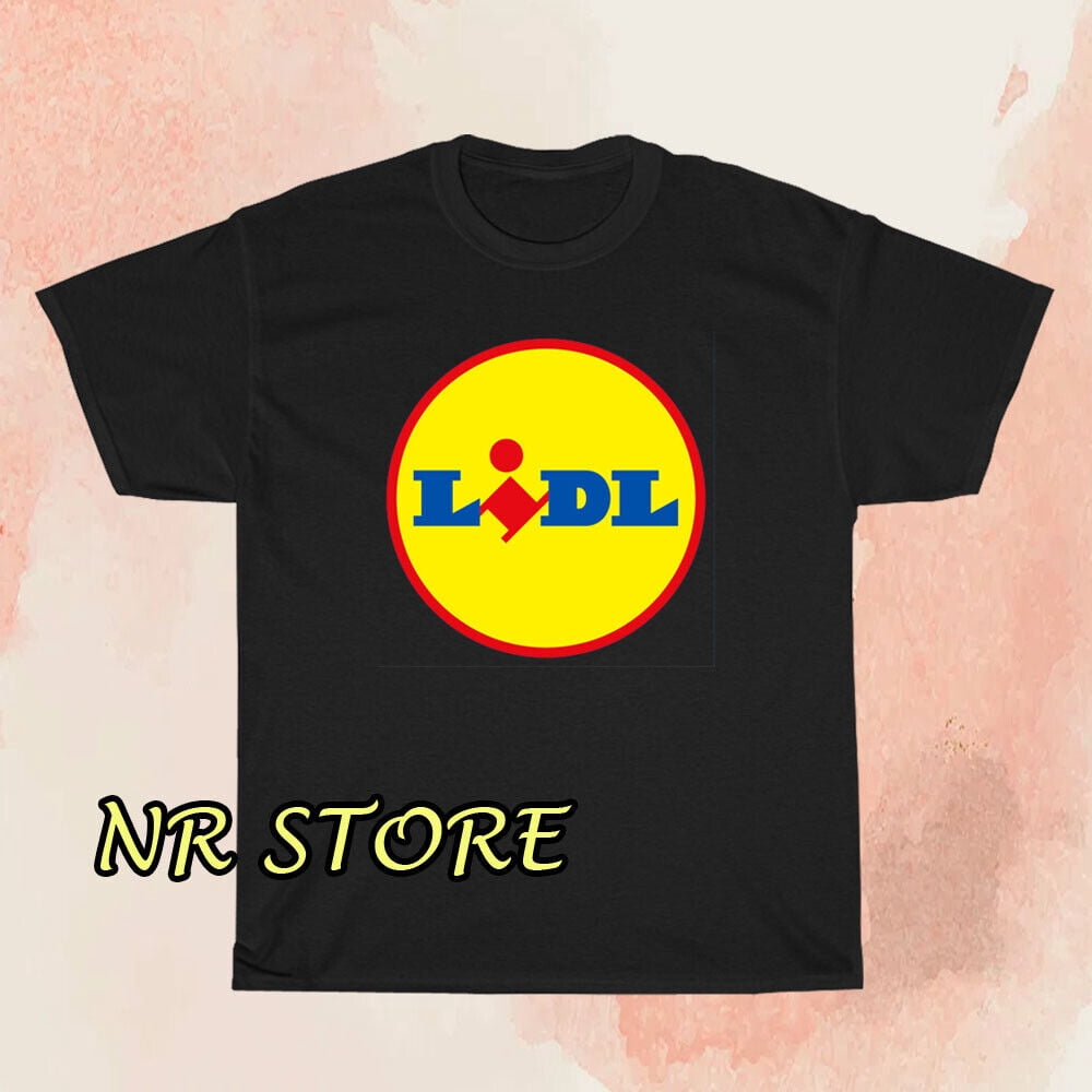 EverAura New LiDL Groceries Store logo T-Shirt Funny Size S to 5XL ...
