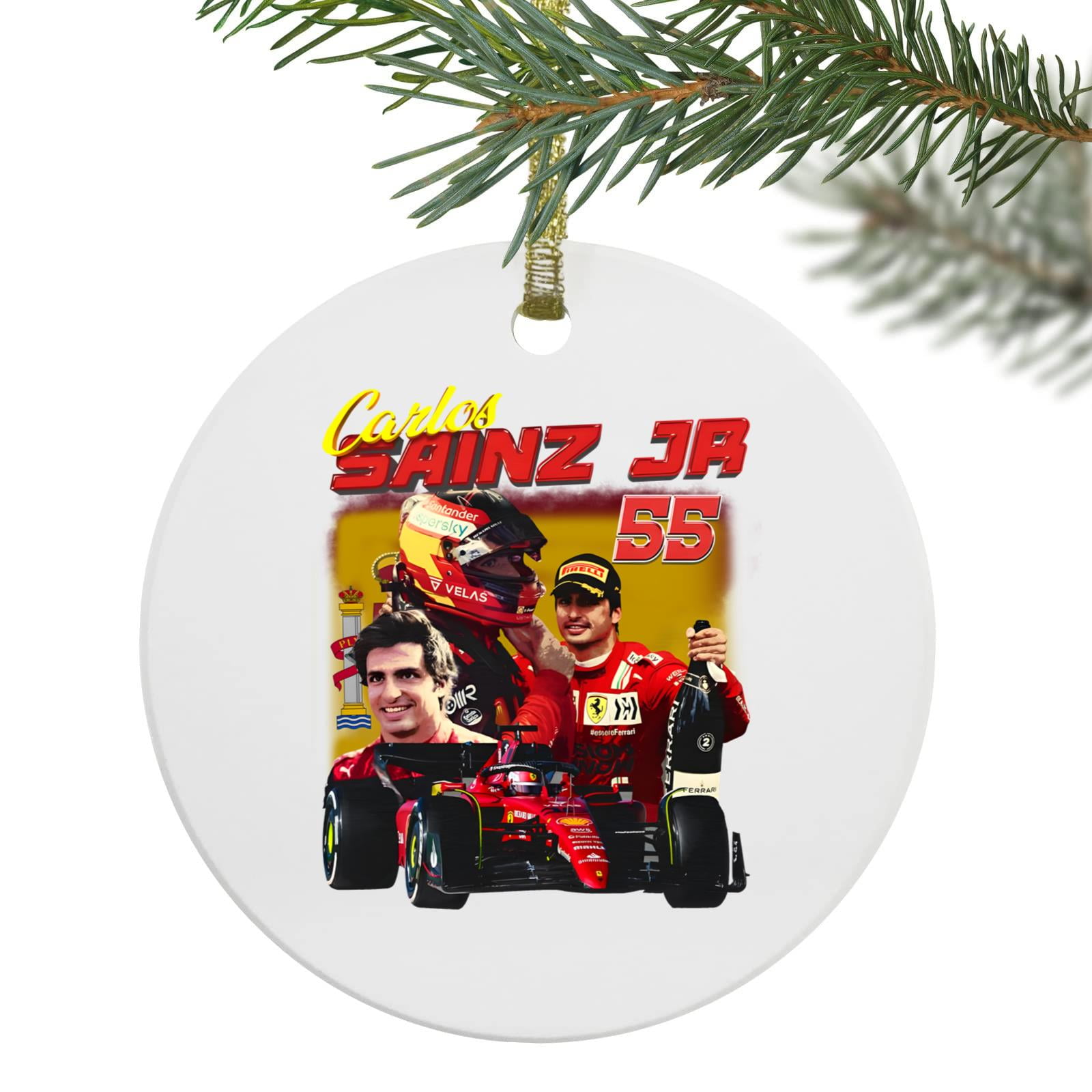 EverAura Ornament Carlos Sainz Jr Ferrari Formula One Racing Vintage ...