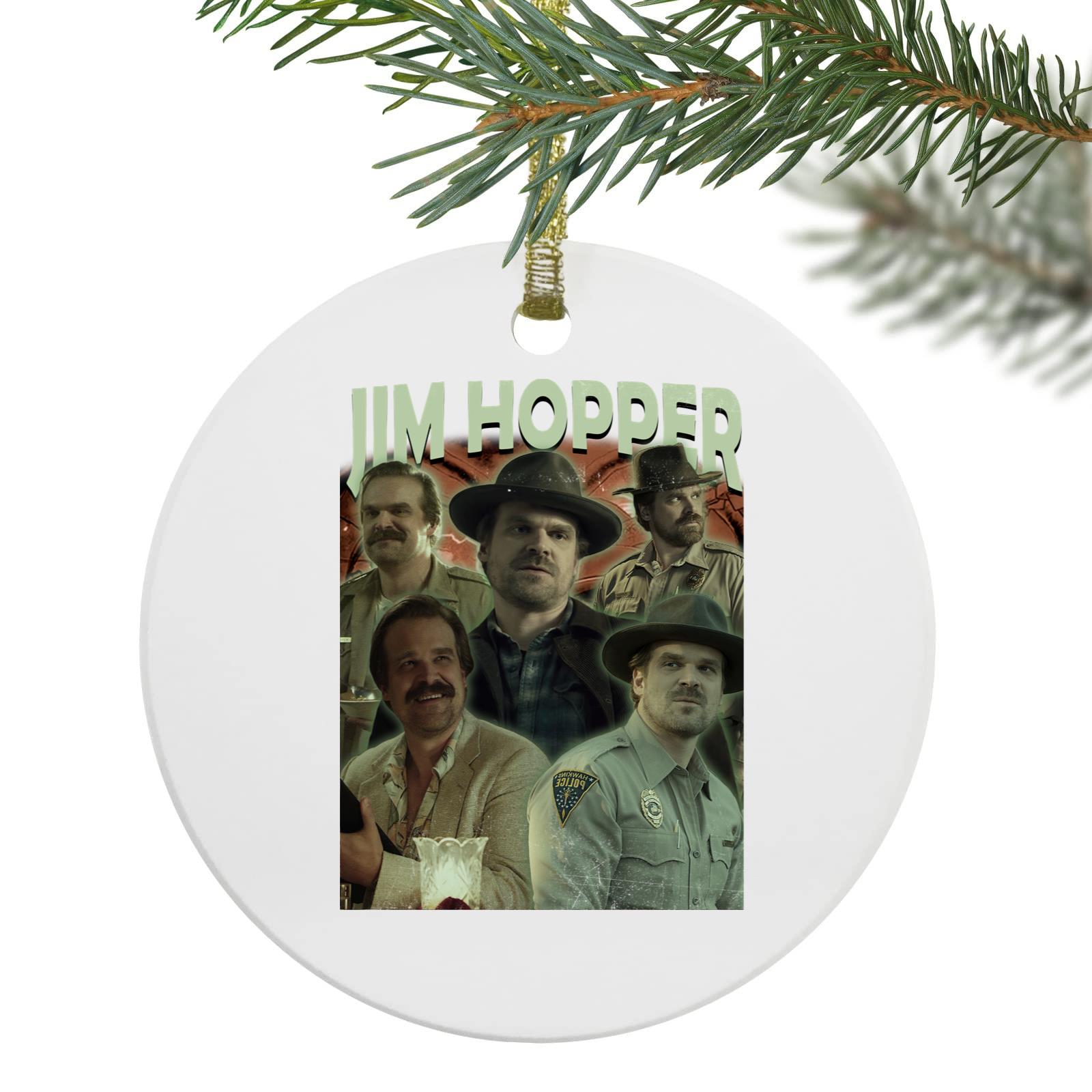 EverAura Ornament Jim Hopper Stranger Things , Ornament Christmas Gift ...