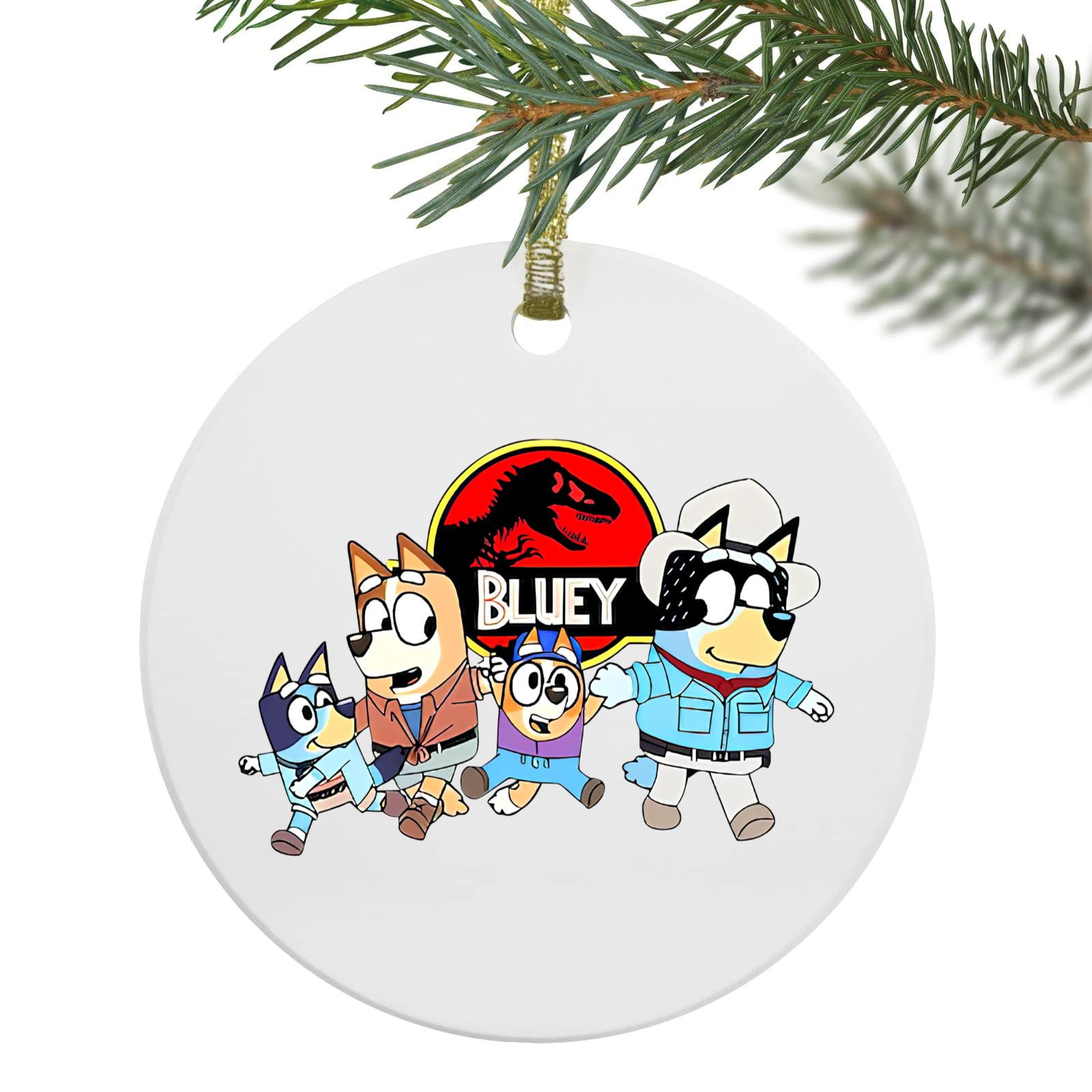 EverAura Ornament Jurassic Park Adventures With Bluey Family Bluey ...