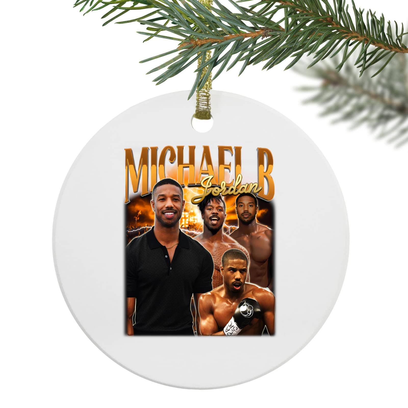 EverAura Ornament Retro Michael B Jordan- Michael B Jordan Tmichael B ...
