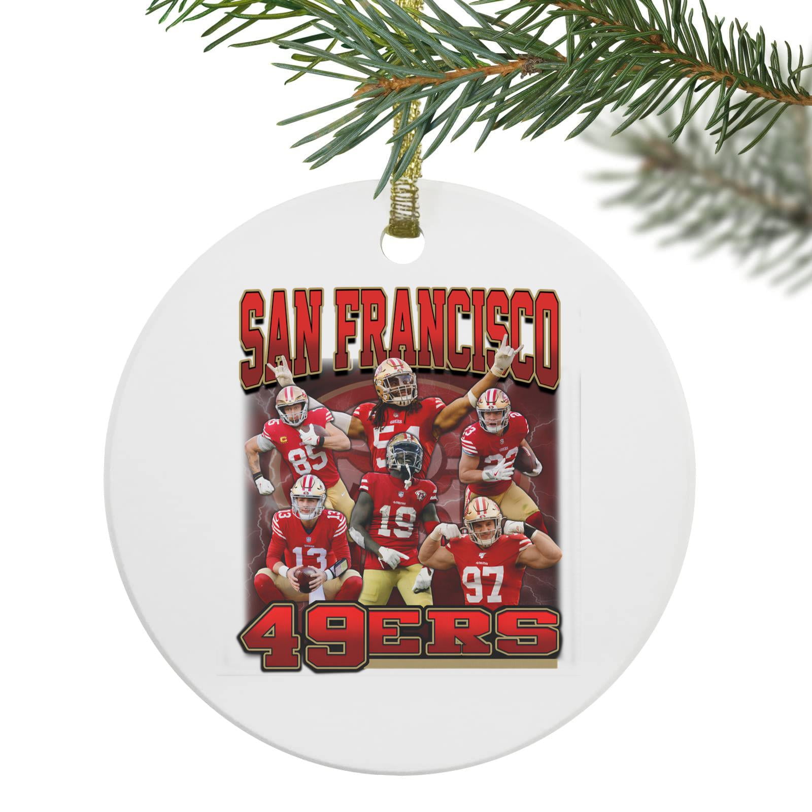 EverAura Ornament Samuel Deebo Mccaffrey Brock Purdy Kittle Nick Bosa Fred Warner Vintage Sport ...