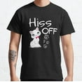 EverAura Popular! Funny Hiss Off Cat Lovers Quote Animal Meow Kitten Uni T-shirt S-5XL Christmas ...