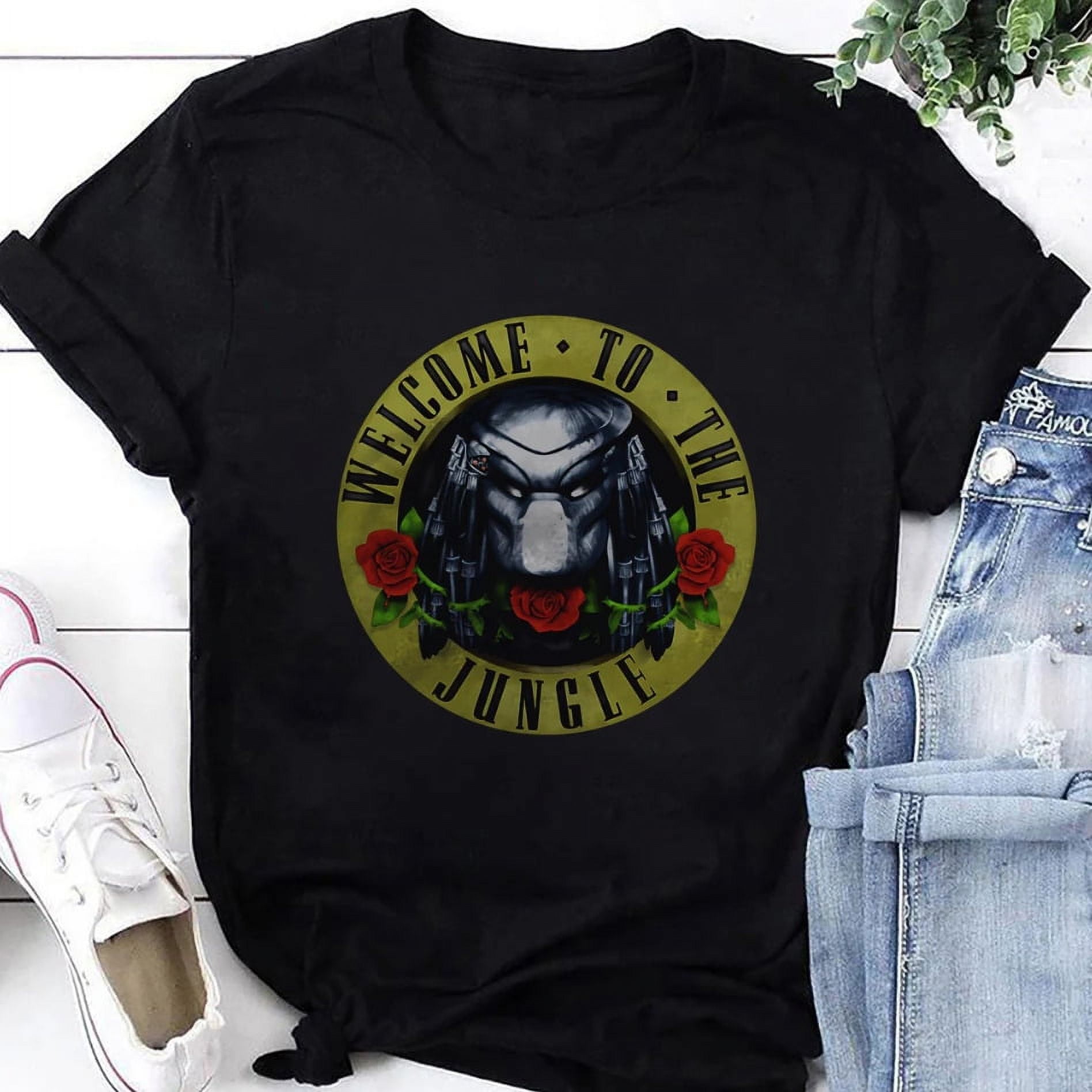 EverAura Predator Welcome To The Jungle T-Shirt, Predator Shirt Fan ...