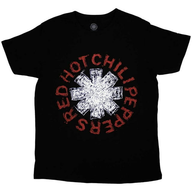 Everaura Red Hot Chili Peppers Scribble Asterisk T Shirt Black New Christmas T Shirt Sweater