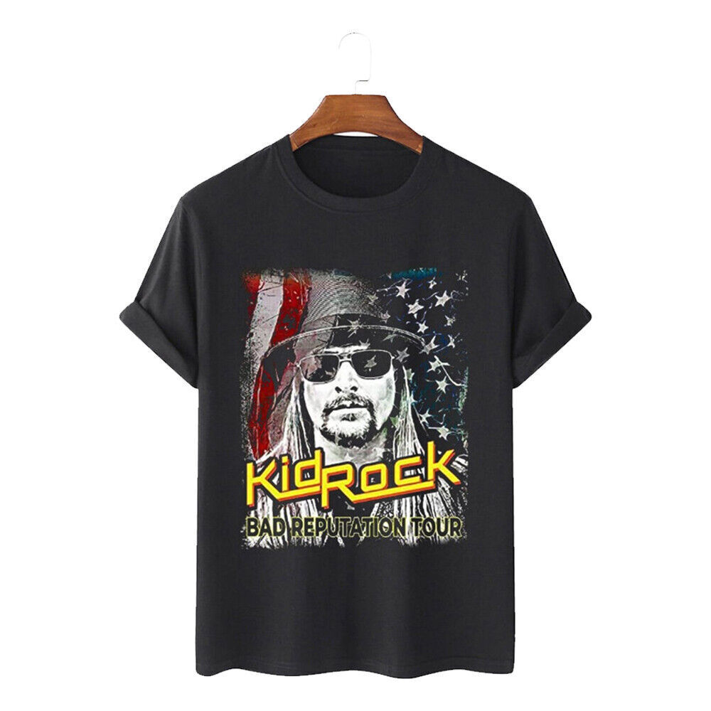 EverAura Rare Kid Rock Bad Reputation Gift Funny Uni S-5XL T-Shirt ...