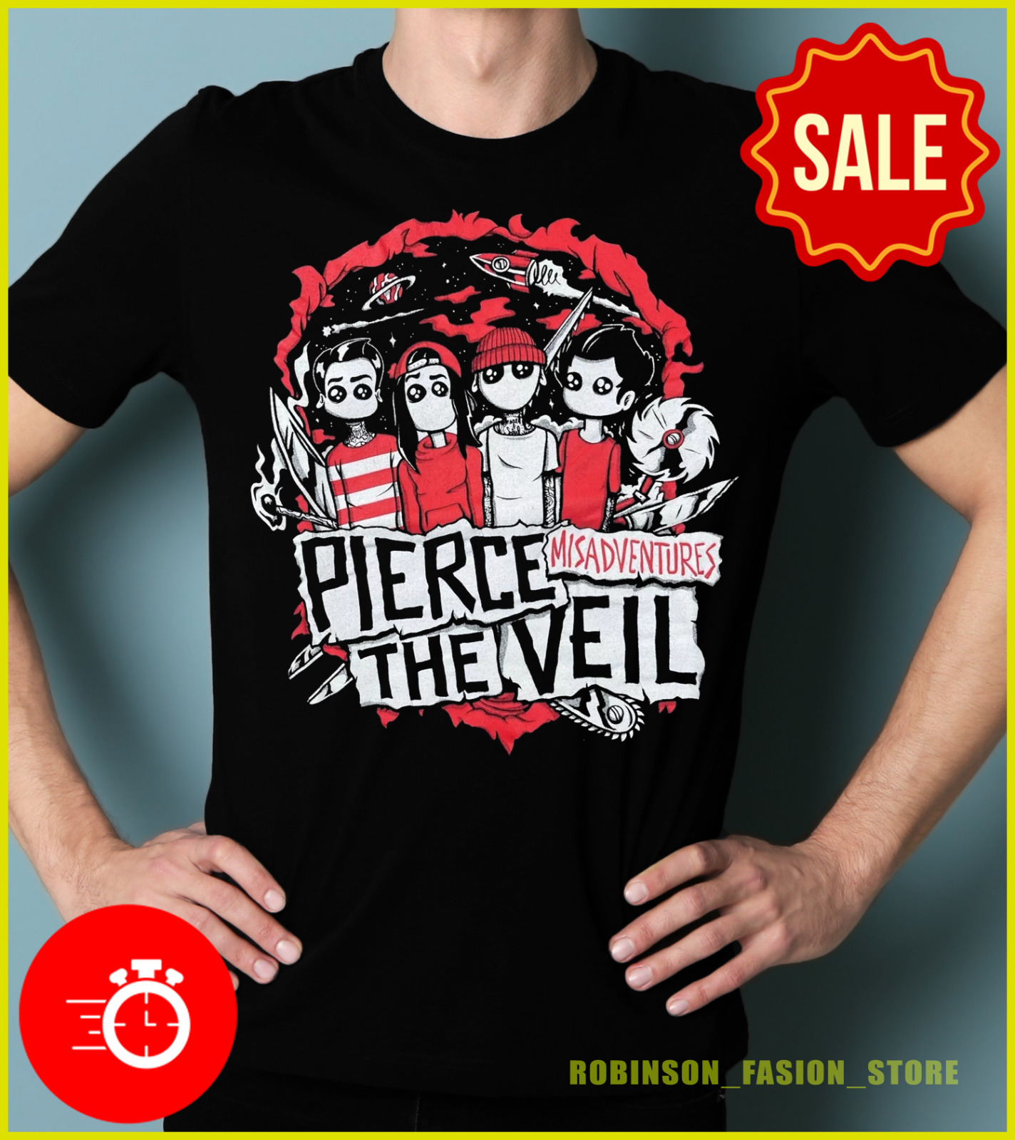 EverAura Rare Pierce The Veil T Shirt Gift For Fans SP346 S 5XL
