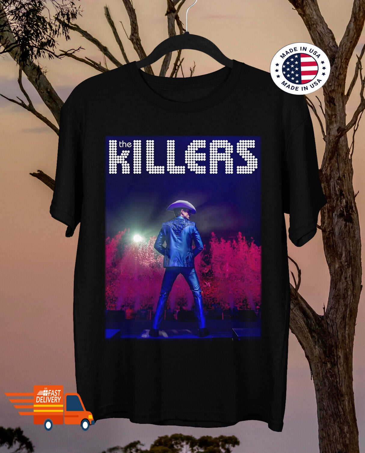EverAura Rare The KILLERS Short Sleeve Gift For Fan Black Size S-4XL ...