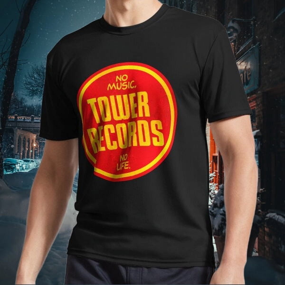 EverAura Tower Records Logo Uni T-Shirt Funny Size S to 5XL Christmas ...