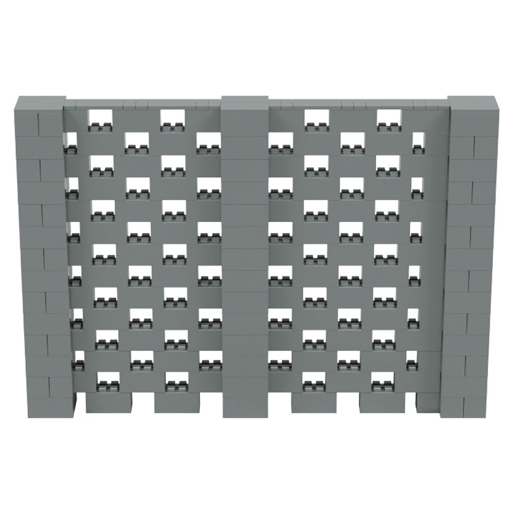EverBlock 10’ x 7’ Open Stagger Wall Kit | Modular Building Blocks ...