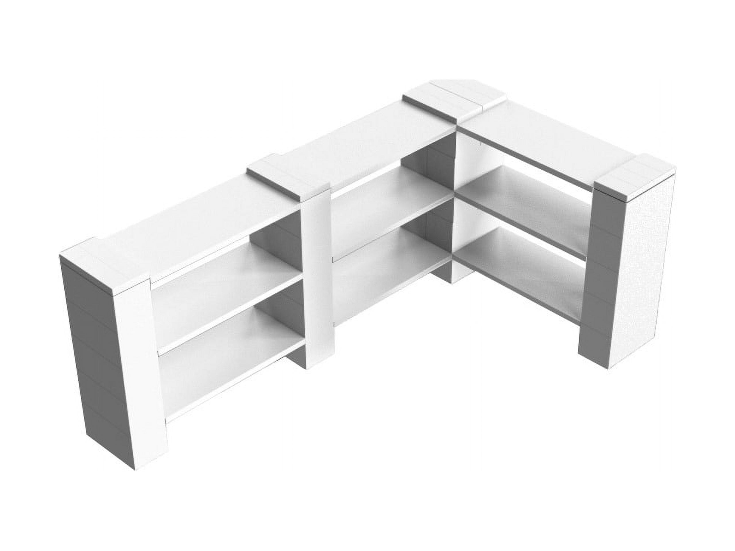 EverBlock 3 Level Double Corner Shelving Kit B | For Office, Playroom ...
