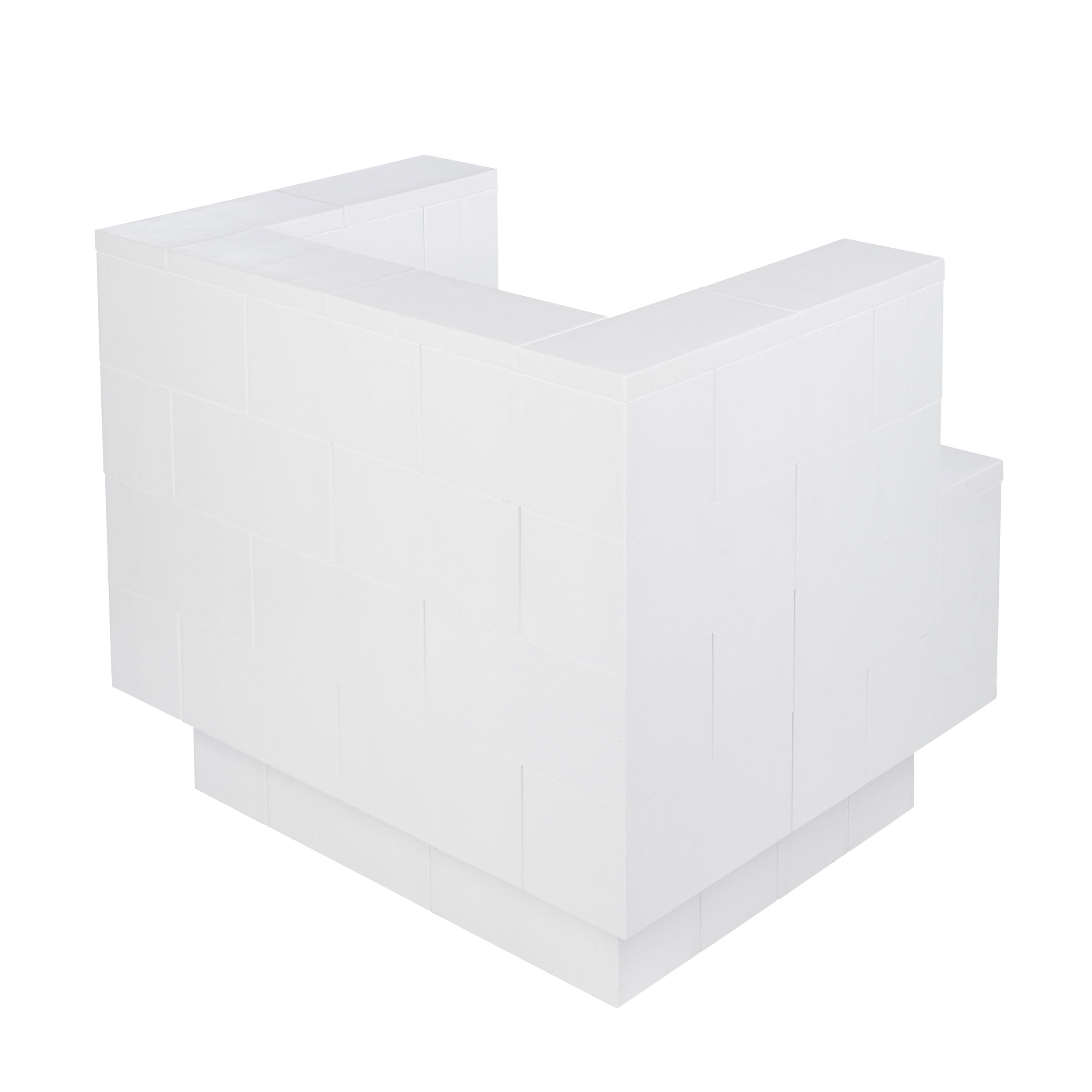 EverBlock 3’ Lounge Chair Cantilevered Kit | Modular Seating Bench ...