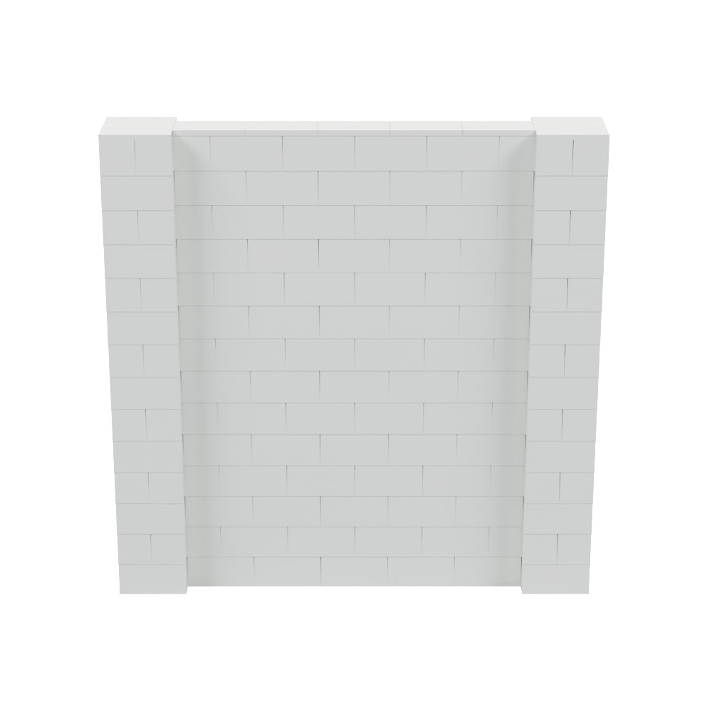 EverBlock 7’ x 7’ Wall Kit | Modular Building Blocks | Wall System for ...