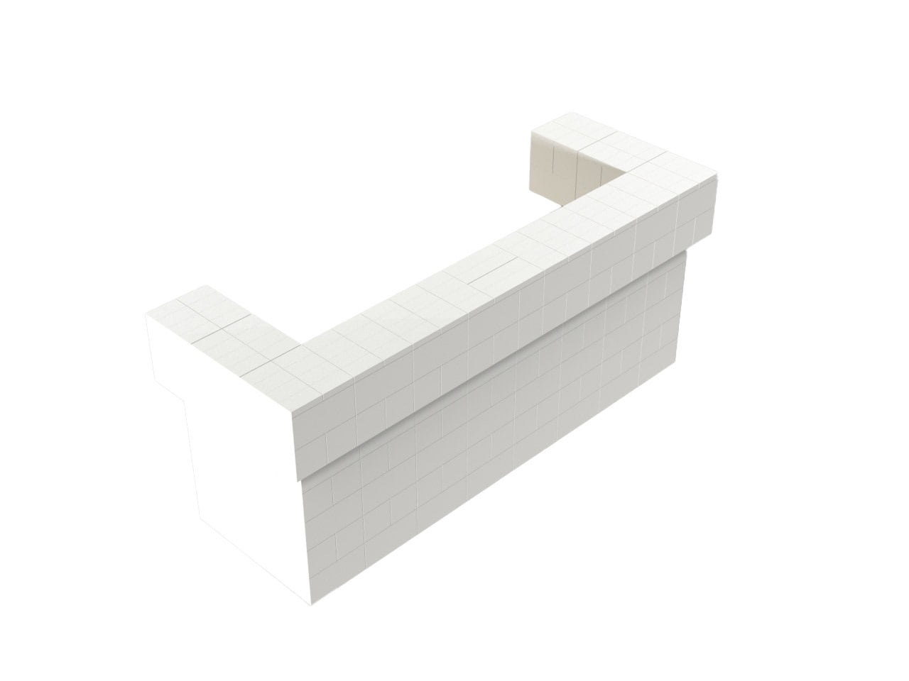 EverBlock 8’ Full 2 Layer Cantilever Bar & Counter Kit | For Home or ...