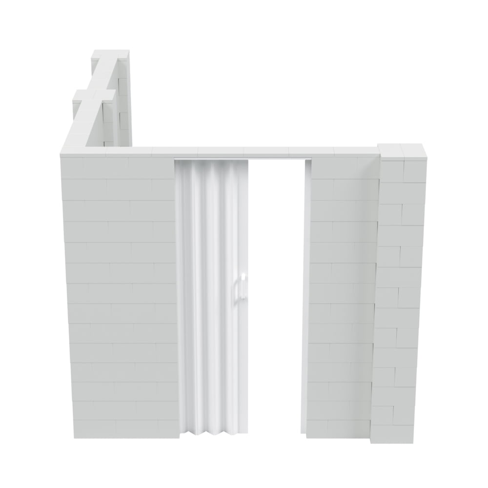 EverBlock 8‚Äôx10‚Äôx7‚Äô L-Shaped Modular Blocks Kit with Accordion ...