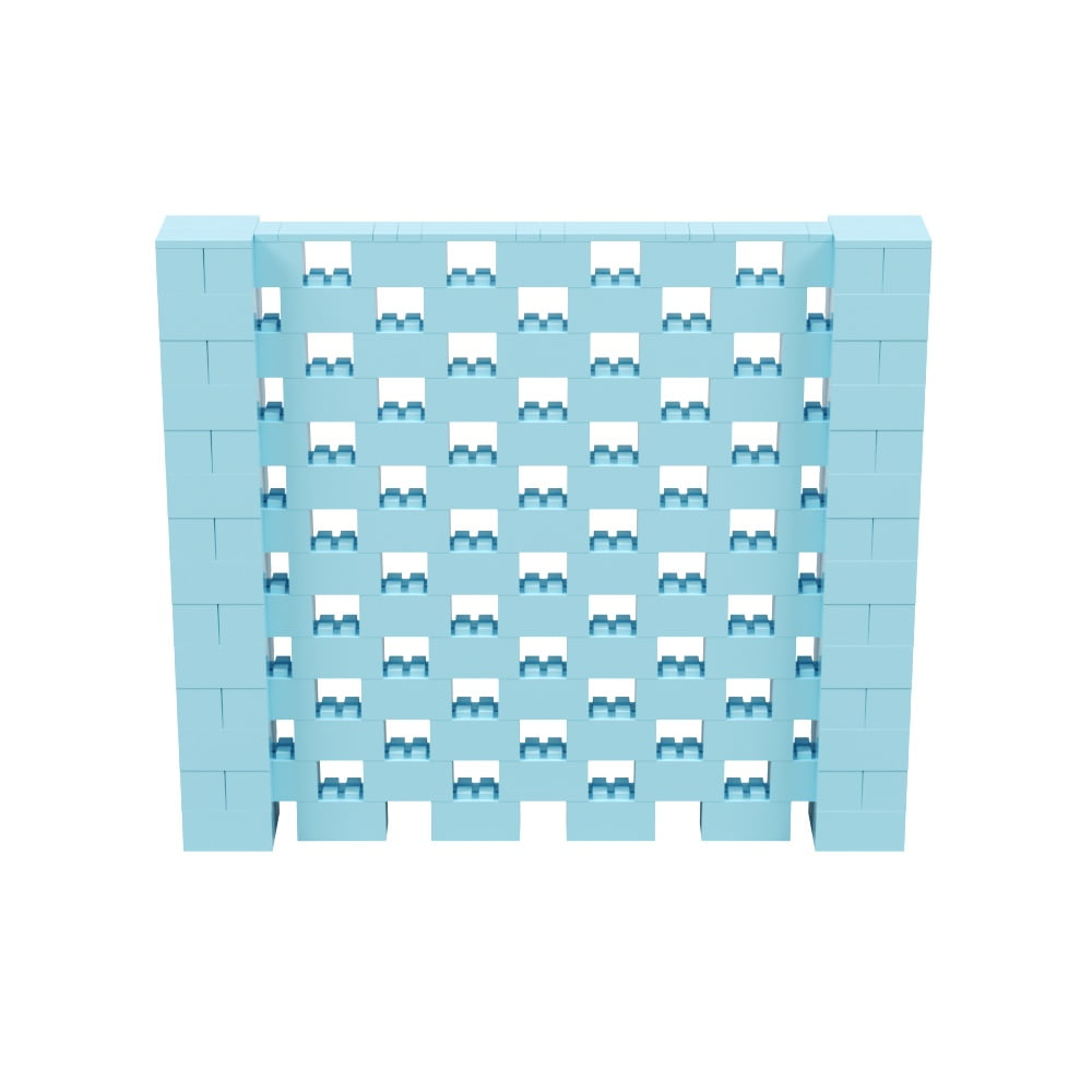EverBlock 8’ x 7’ Open Stagger Wall Kit | Modular Building Blocks ...