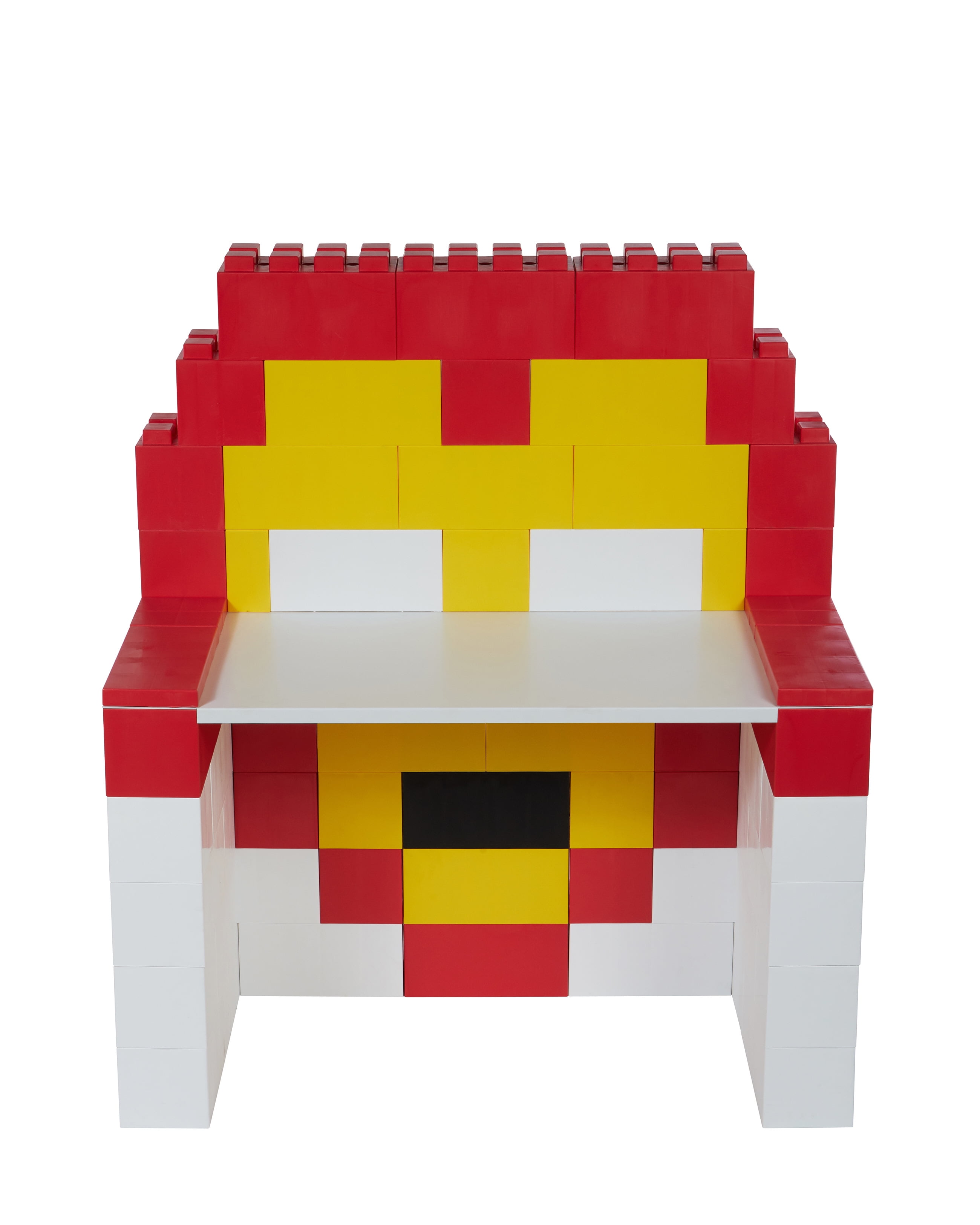 EverBlock Iron Man Superhero Desk Kit with Stool | 48”L x 24”W x 54”H ...