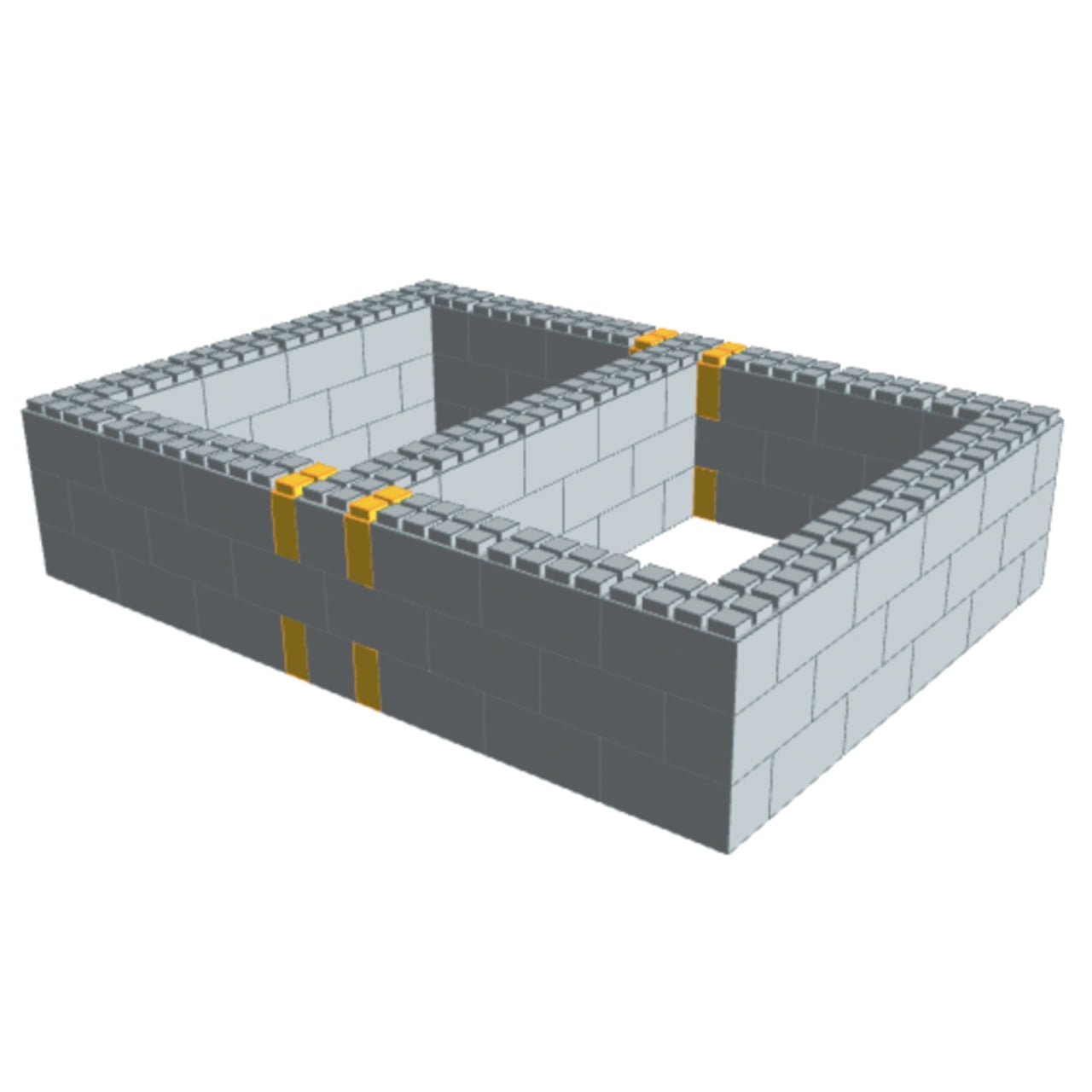 EverBlock Queen Bed Frame Kit | 5’ x 7’ x 1’ 7” | Modular Beds, Frames & Headboards | Giant ...