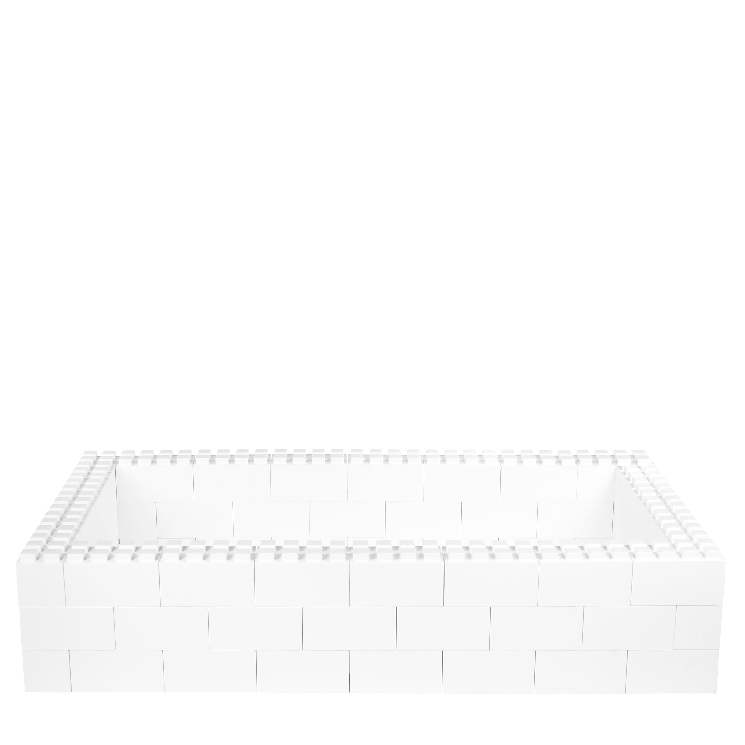 EverBlock Single Bed Surround Kit | 4’ x 7’ 6” x 1’ 7” | Modular Beds ...