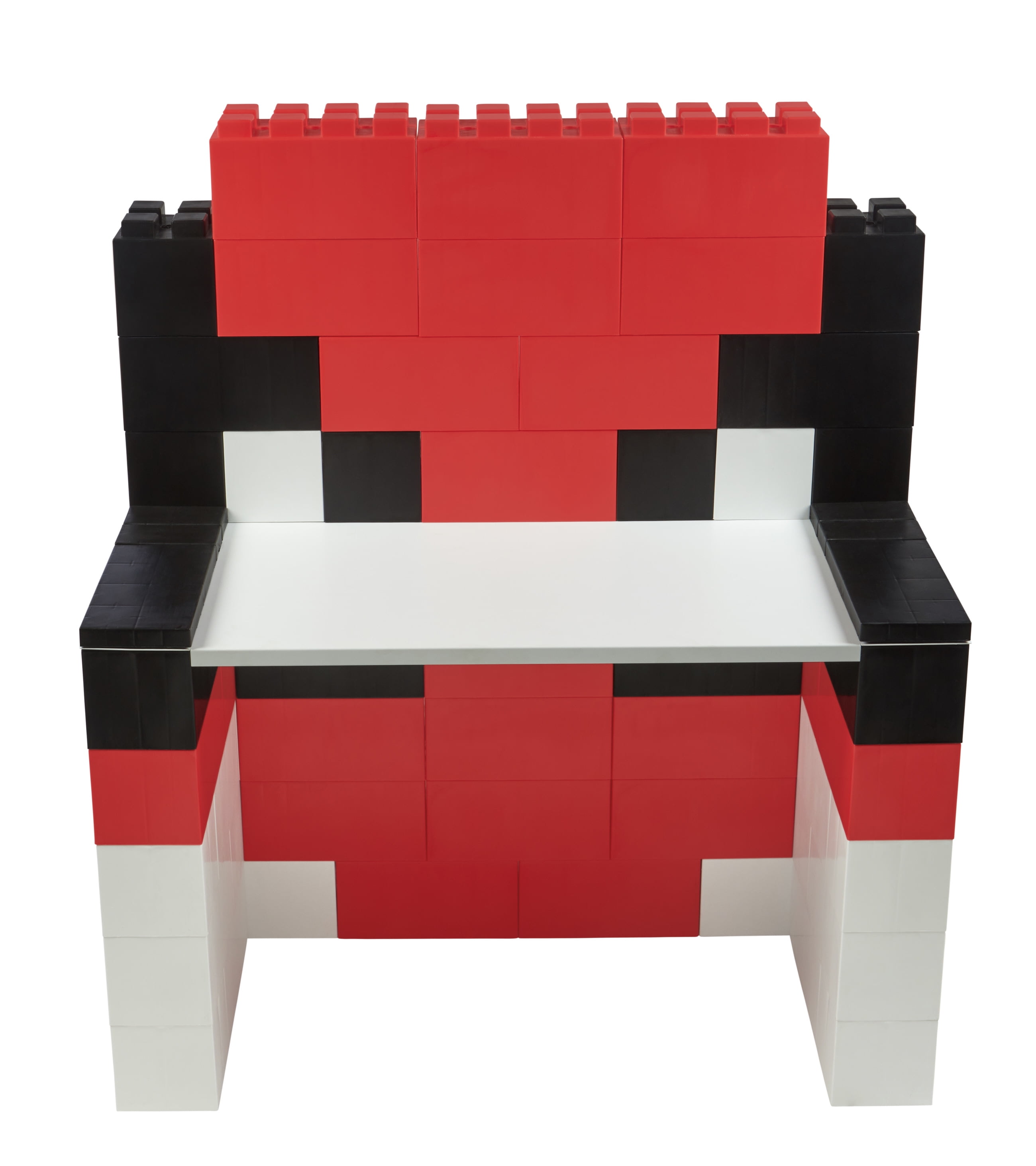 EverBlock Spider-Man Superhero Desk Kit with Stool | 48”L x 24”W x 54”H ...