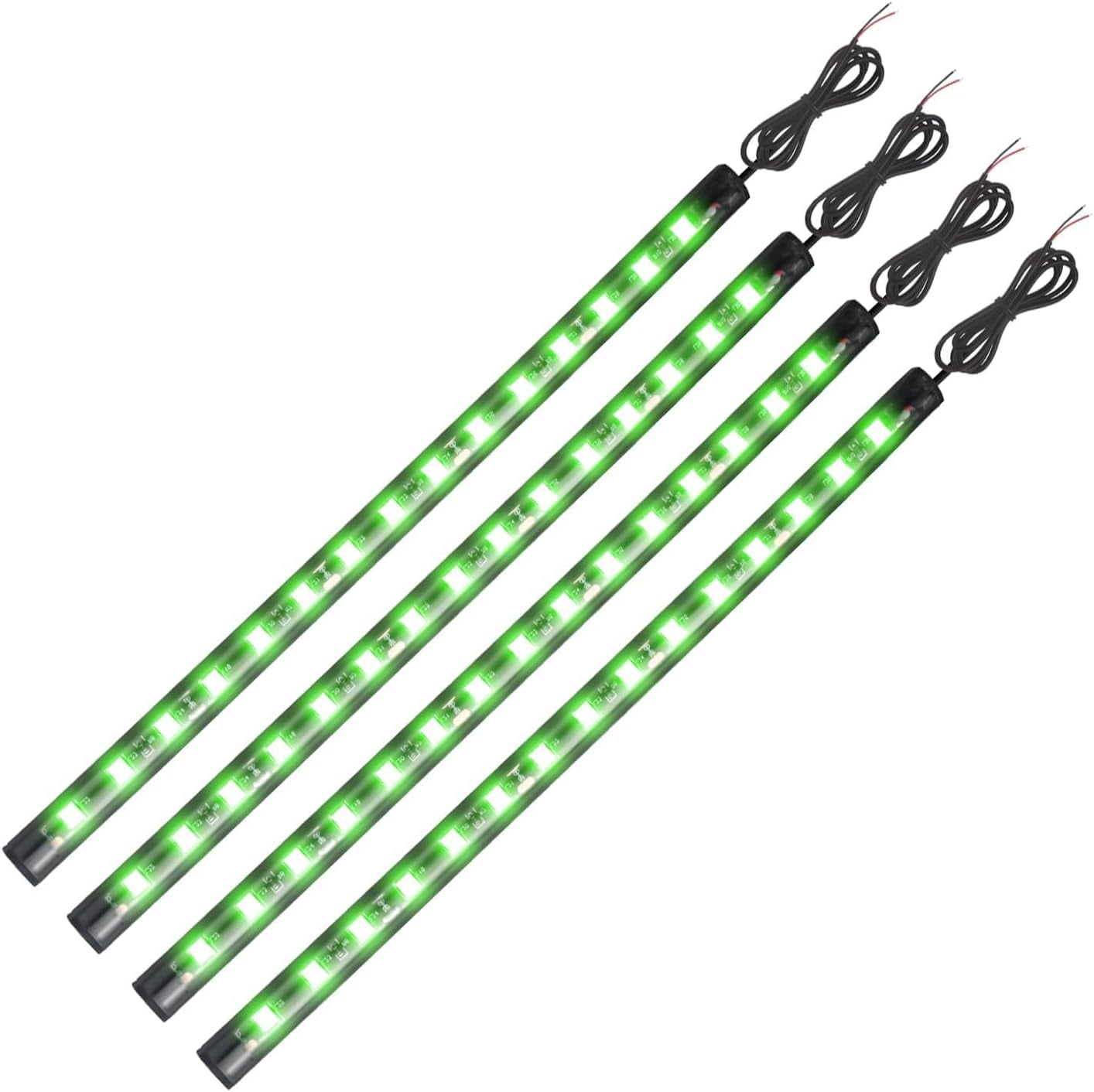 EverBright Green Led Strip Lights for Cars, 10.6 inch 27CM 5050 15 SMD Waterproof Car Underglow ...