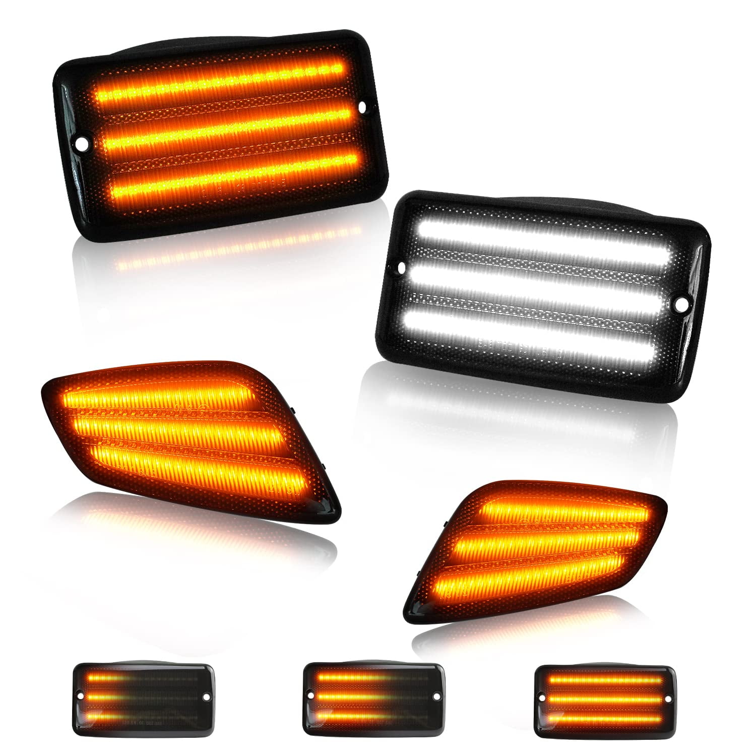 EverBrightt 1 Set 80MM RRF12 RGB Angel Eyes LED Halo Rings for Car Lamp ...