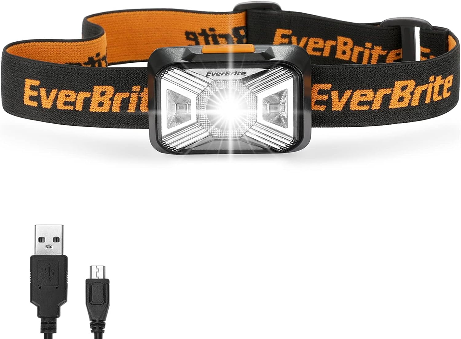 EverBrite Headlamp Rechargeable with Red Light - LED Head Lamp ...