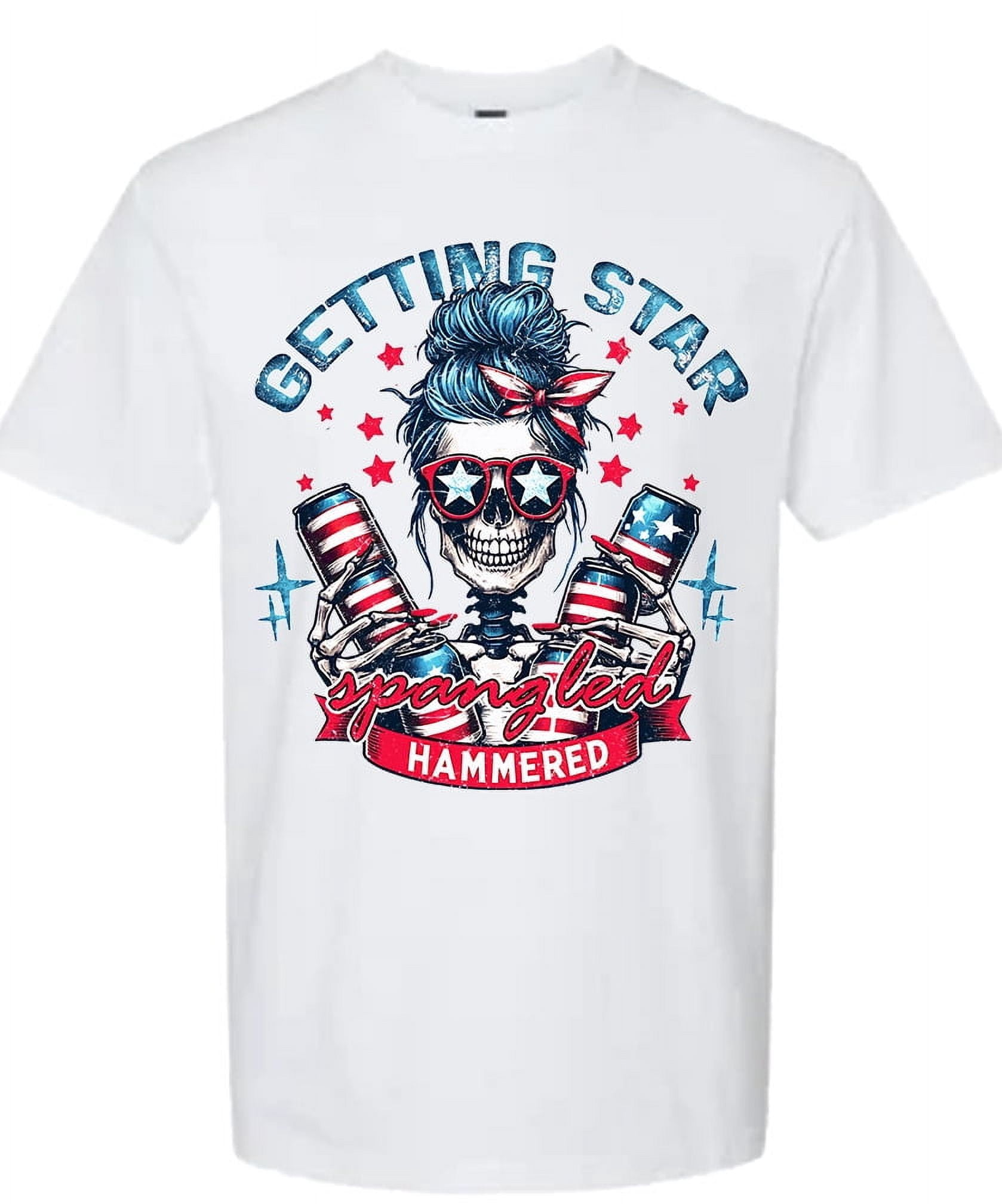 EverFind 4TH OF JULY STAR SPANGLED HAMMERED FUNNY T SHIRTS IN STOCK SM ...