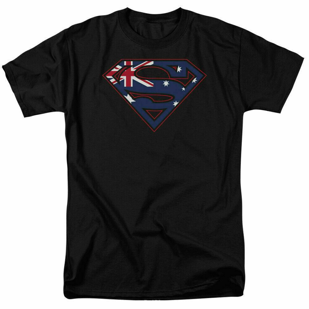EverFind Australian Superman Logo T Shirt Licensed Comic Book Movie Tee ...