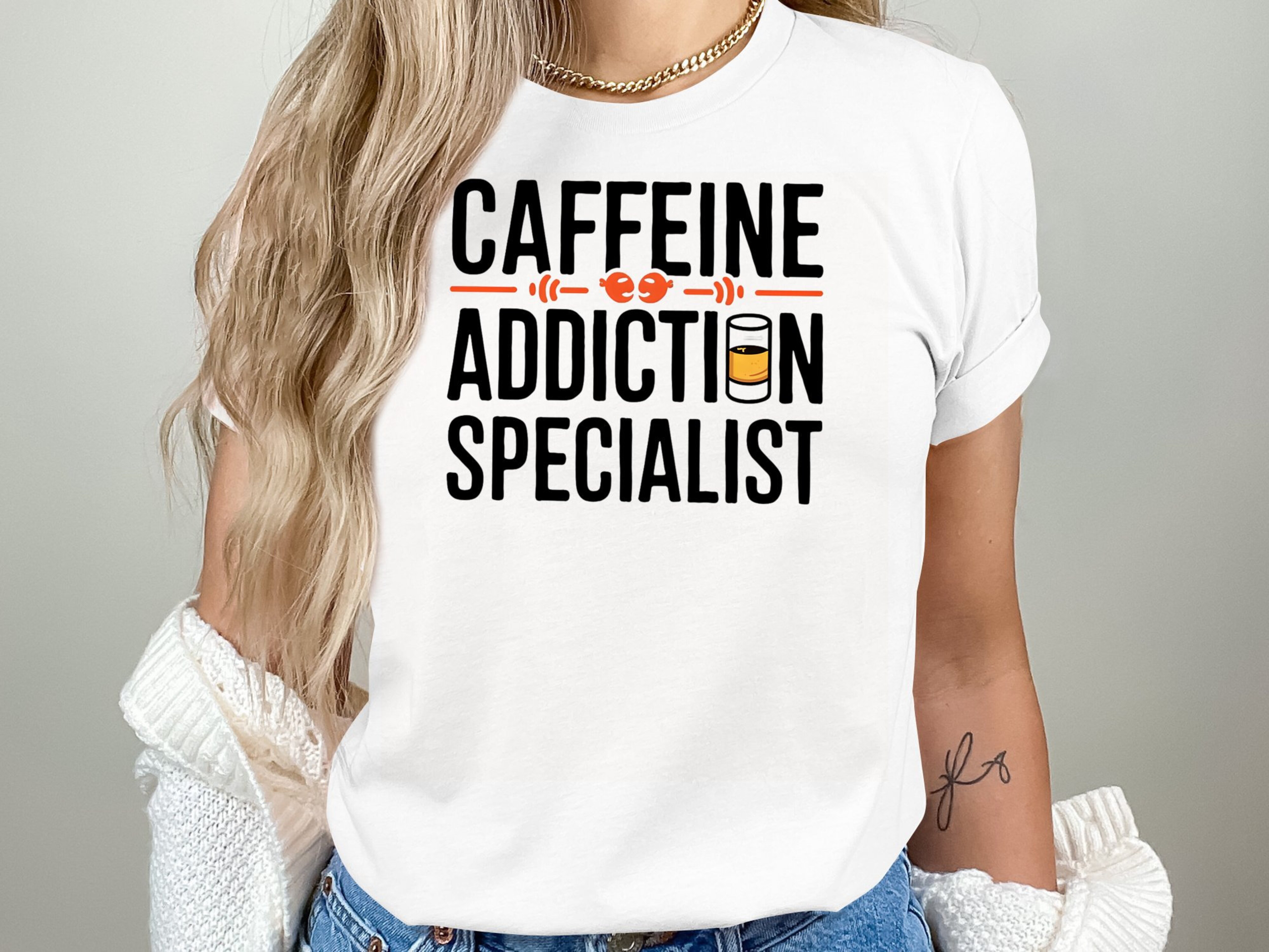 EverFind Caffeine Addiction Specialist T-Shirt, Funny Graduation Gifts ...
