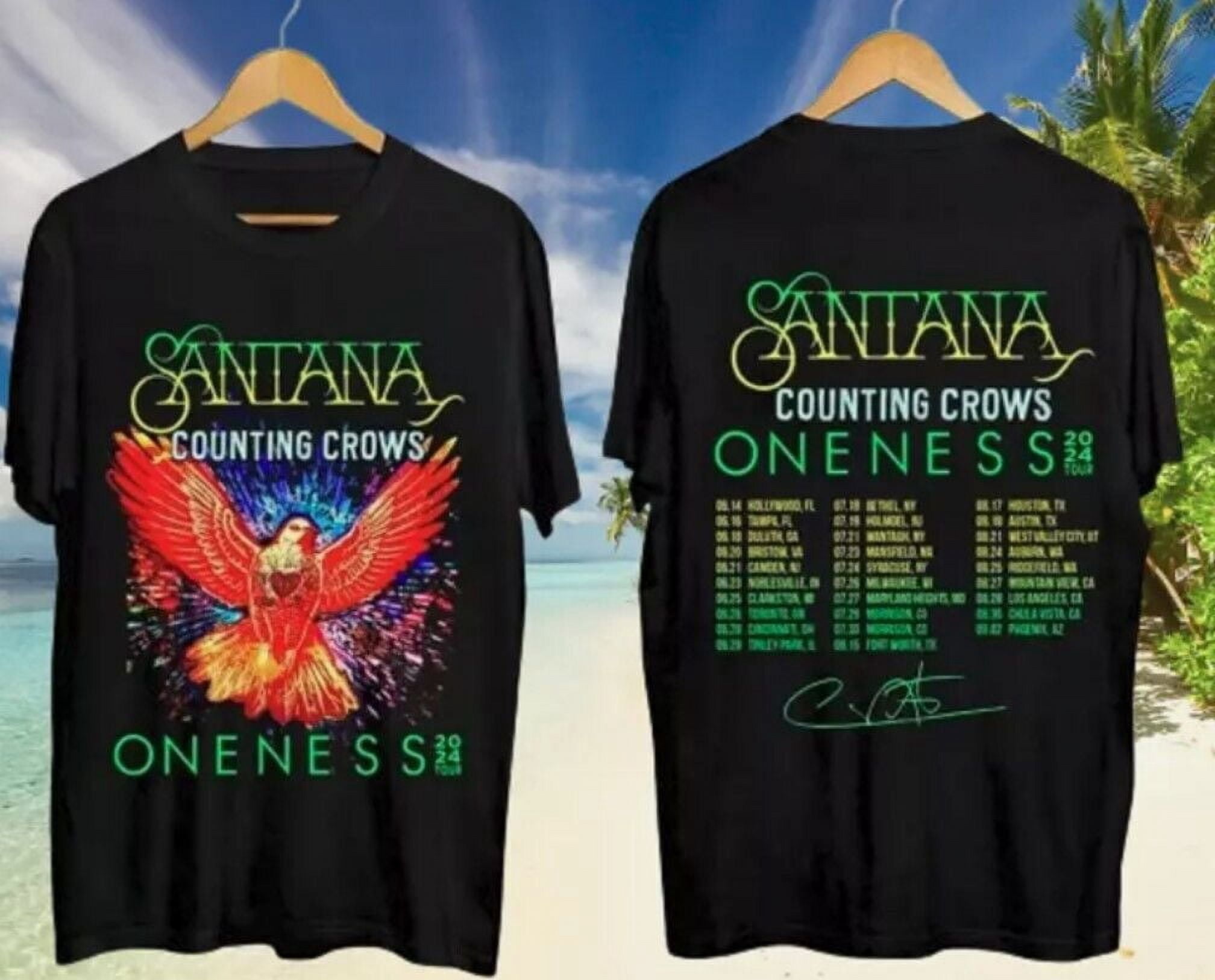 EverFind Carlos-Santana and Counting Crows The Oneness Tour 2024 T ...
