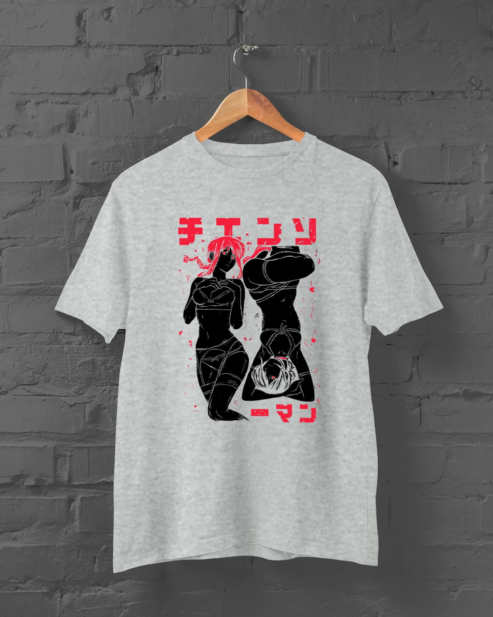 EverFind Chainsaw Man T-Shirt Waifu Denji Power Makima Anime Pochita ...