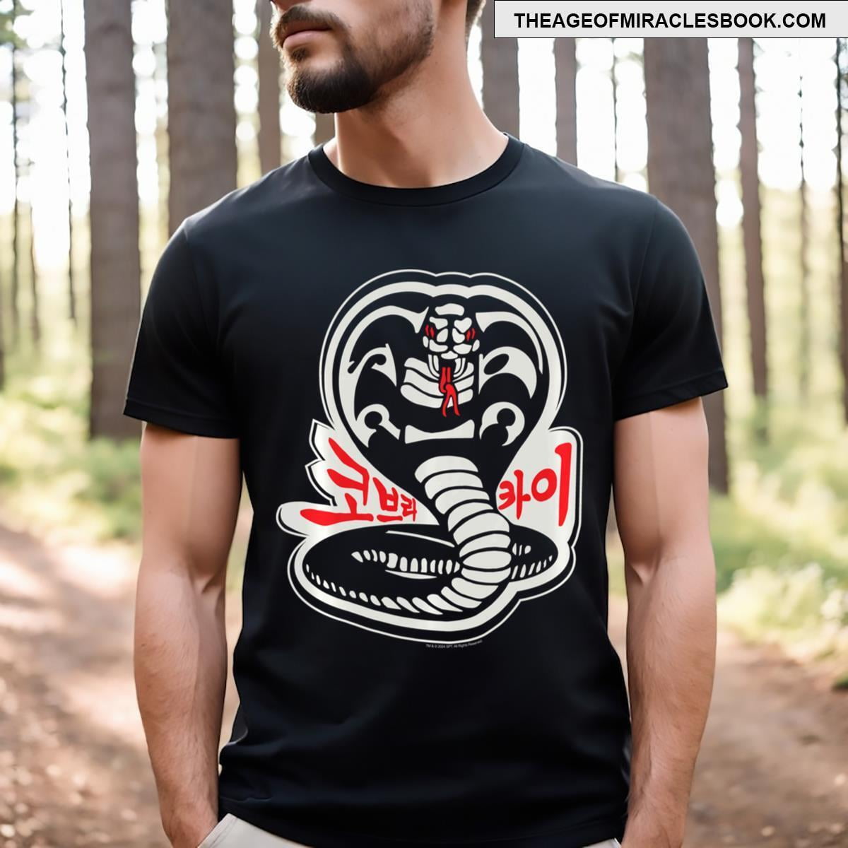 EverFind Cobra Kai Karate Dojo South Korea Snake Logo Sekai Taikai T-shirt Christmas Gift Shirt ...