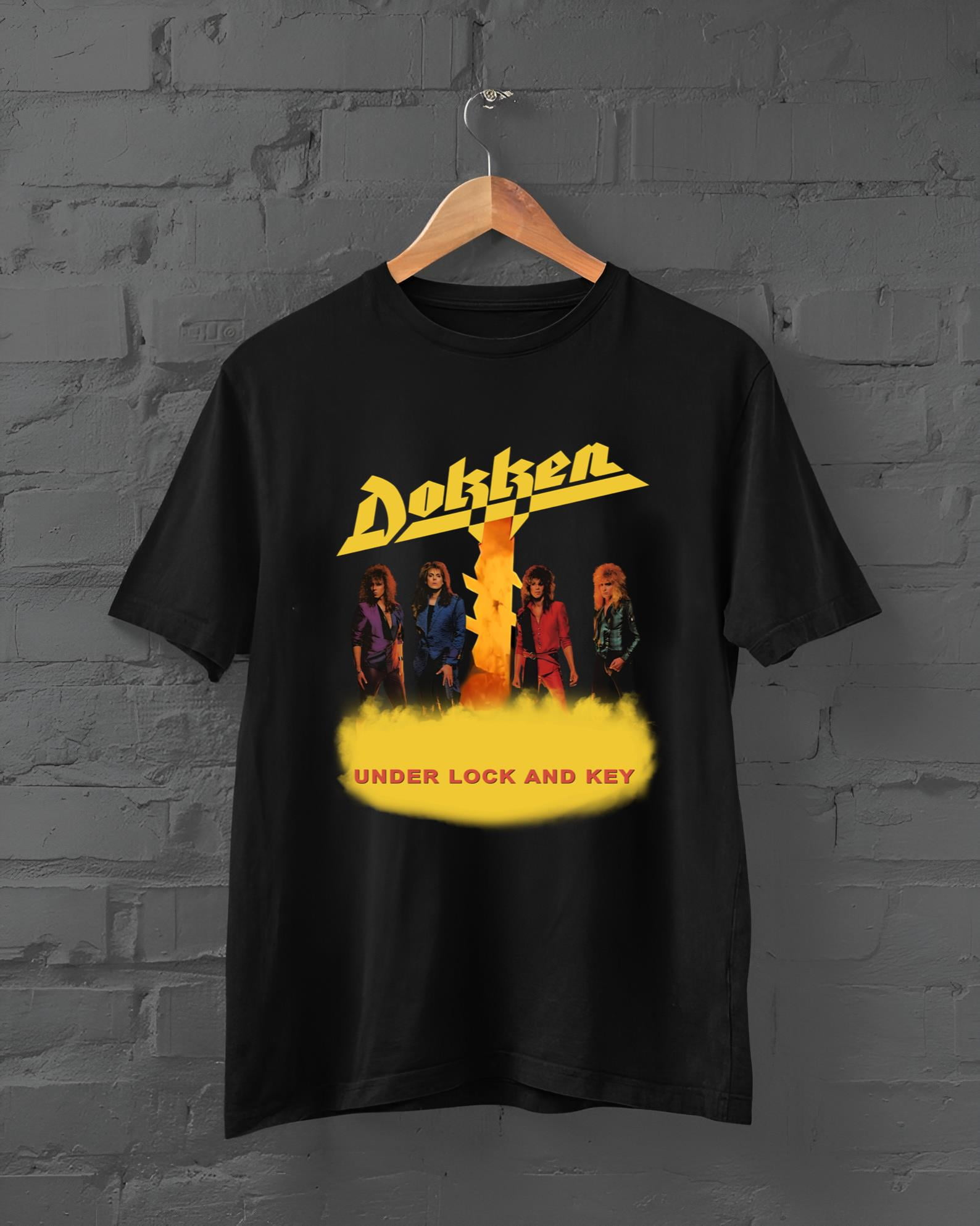 EverFind Dokken T-Shirt, Dokken Under Lock And Key Tour 1985 Unisex S-5Xl, Hot Trend, Gift For ...