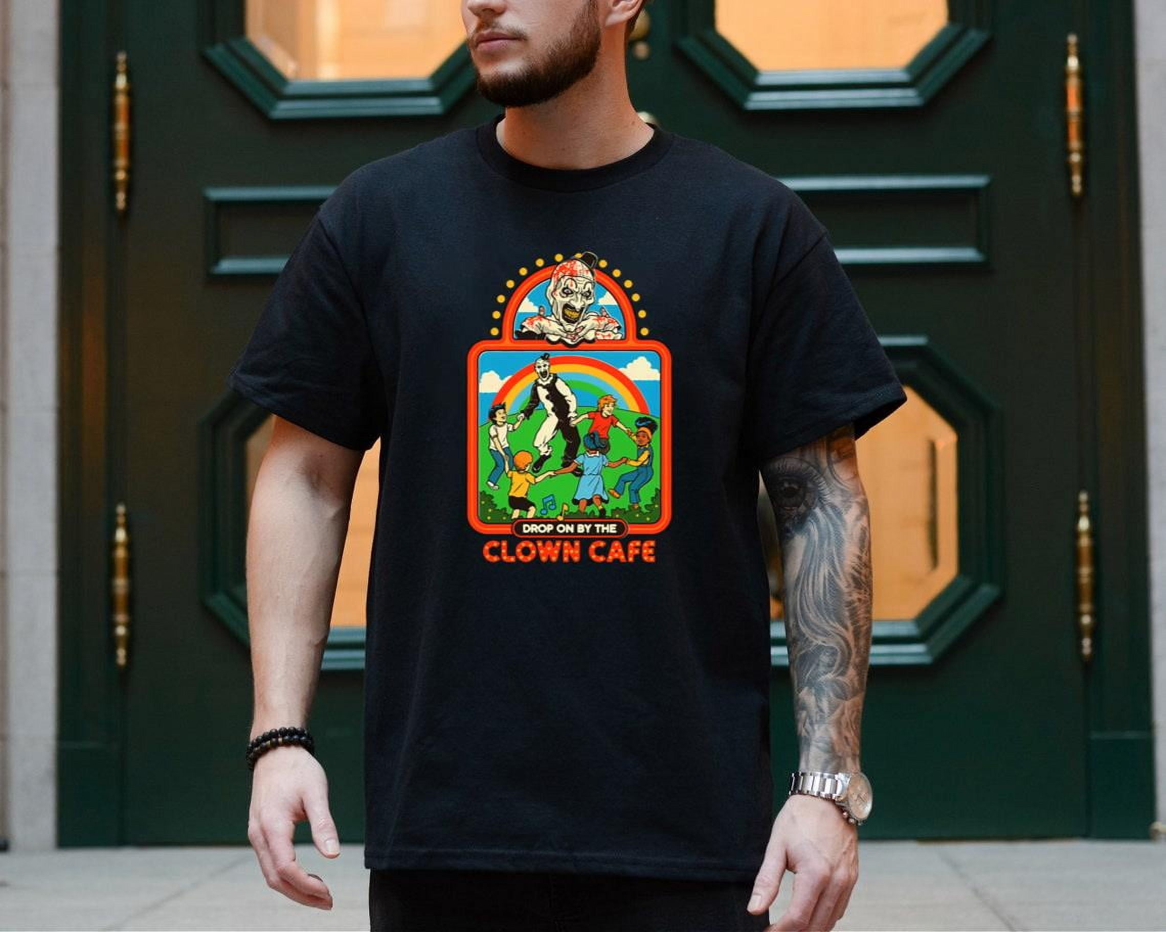 Everfind Drop On By The Clown Cafe T Shirthot Trend T For Men Women Shirt Sweatshirt
