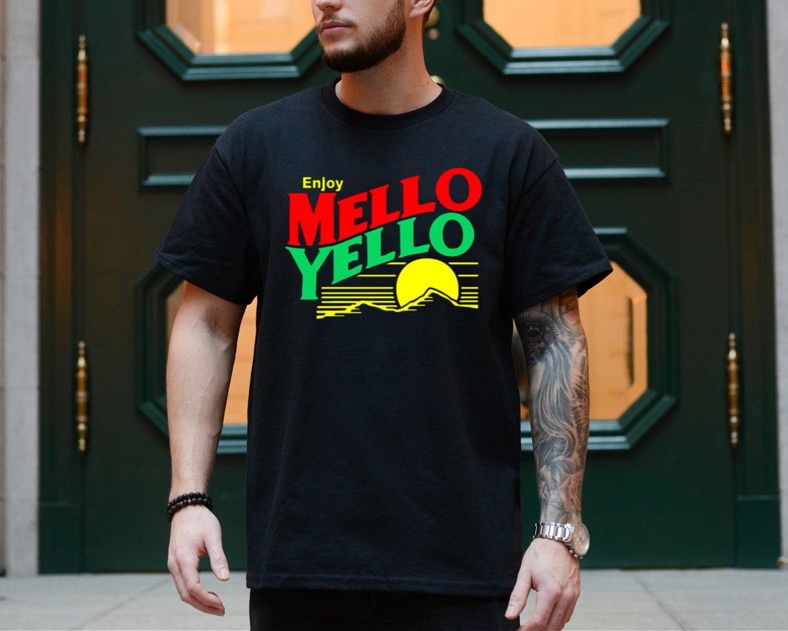 EverFind Enjoy Mello Yello Men'S Black T-Shirt Size S-5Xlhot Trend, Gift For Men, Women, Shirt ...