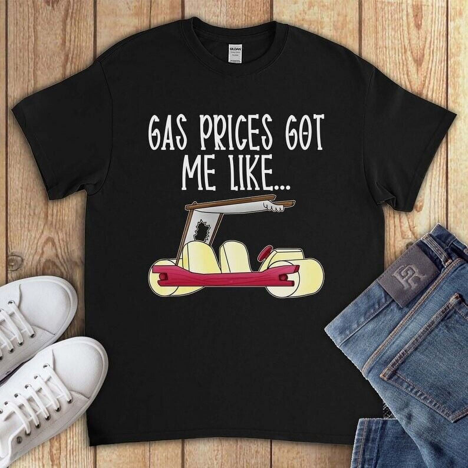 EverFind HOTT! Gas Price Crisis The Flintstones Car Cartoon Funny Uni T ...