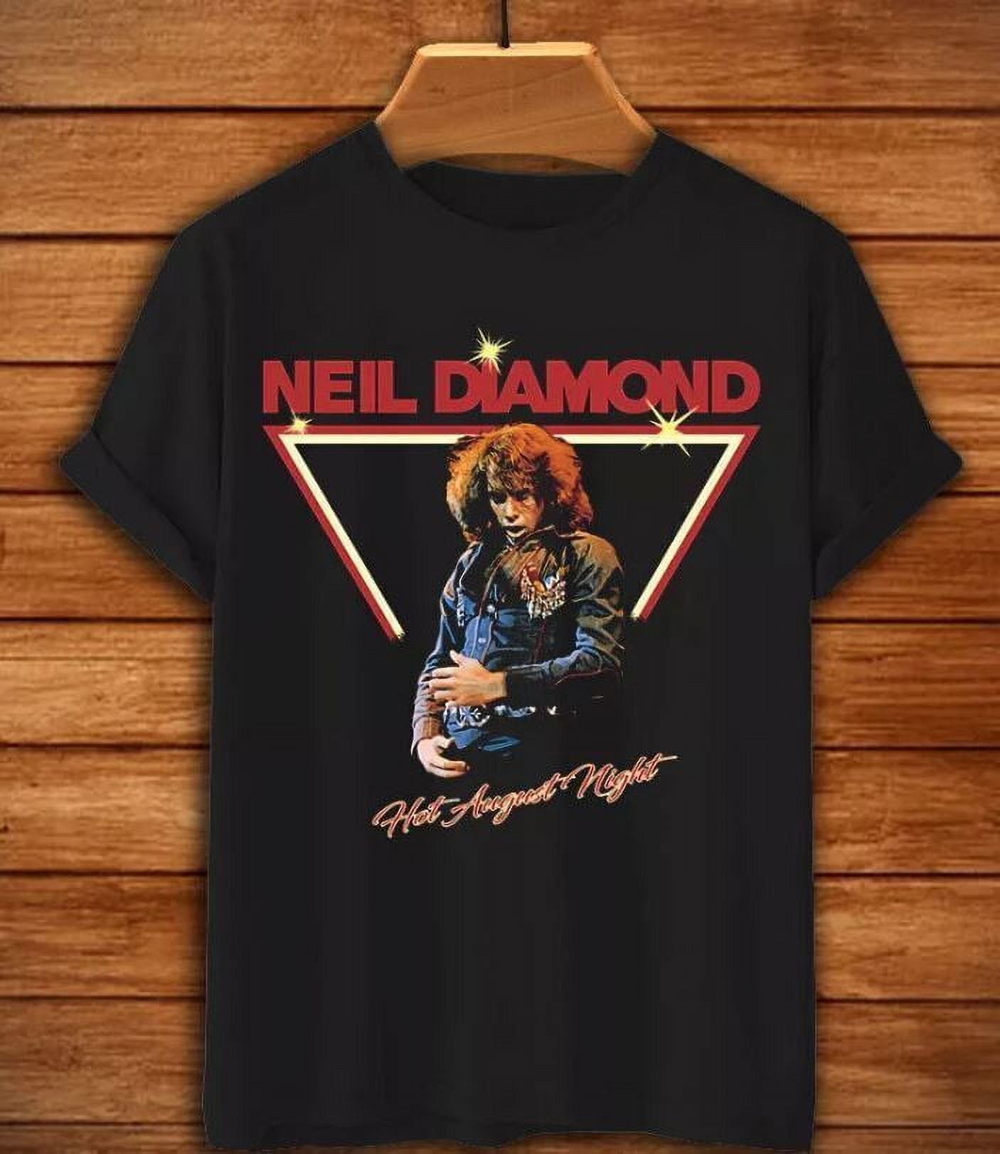 EverFind Hot August Night 70s Neil Diamond Shirt Classic T-Shirt, Multi ...