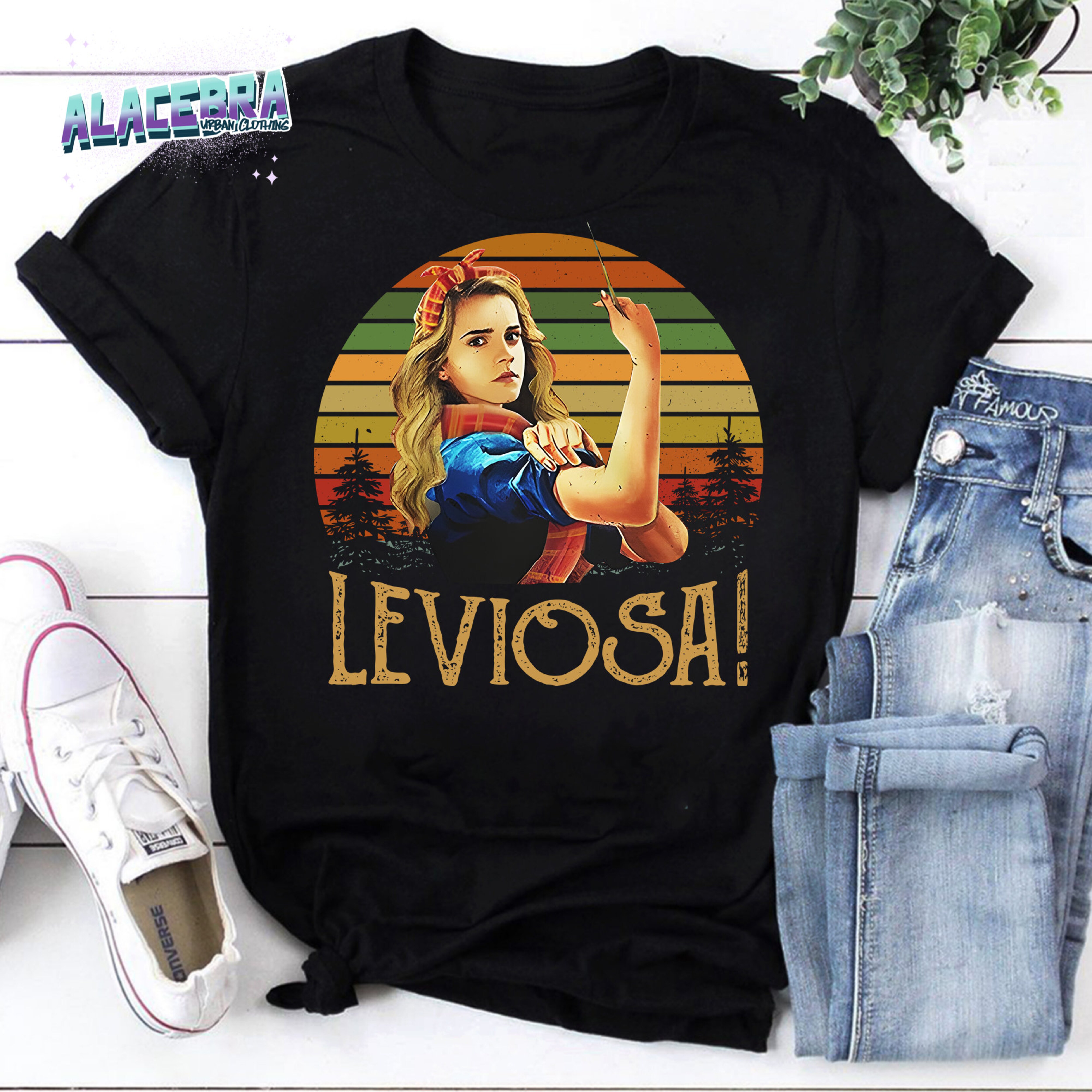 EverFind Lev!osa Vintage T-Shirt, Funny Leviosa Shirt, Emma Watson ...