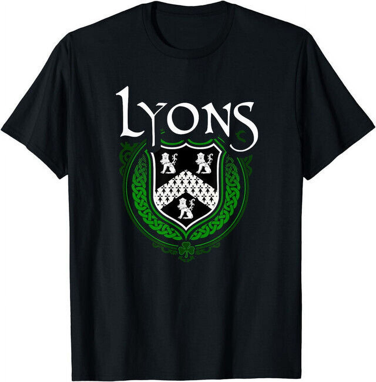 EverFind NEW LIMITED Lyons Surname Irish Clan Tartan Badge Ireland T ...