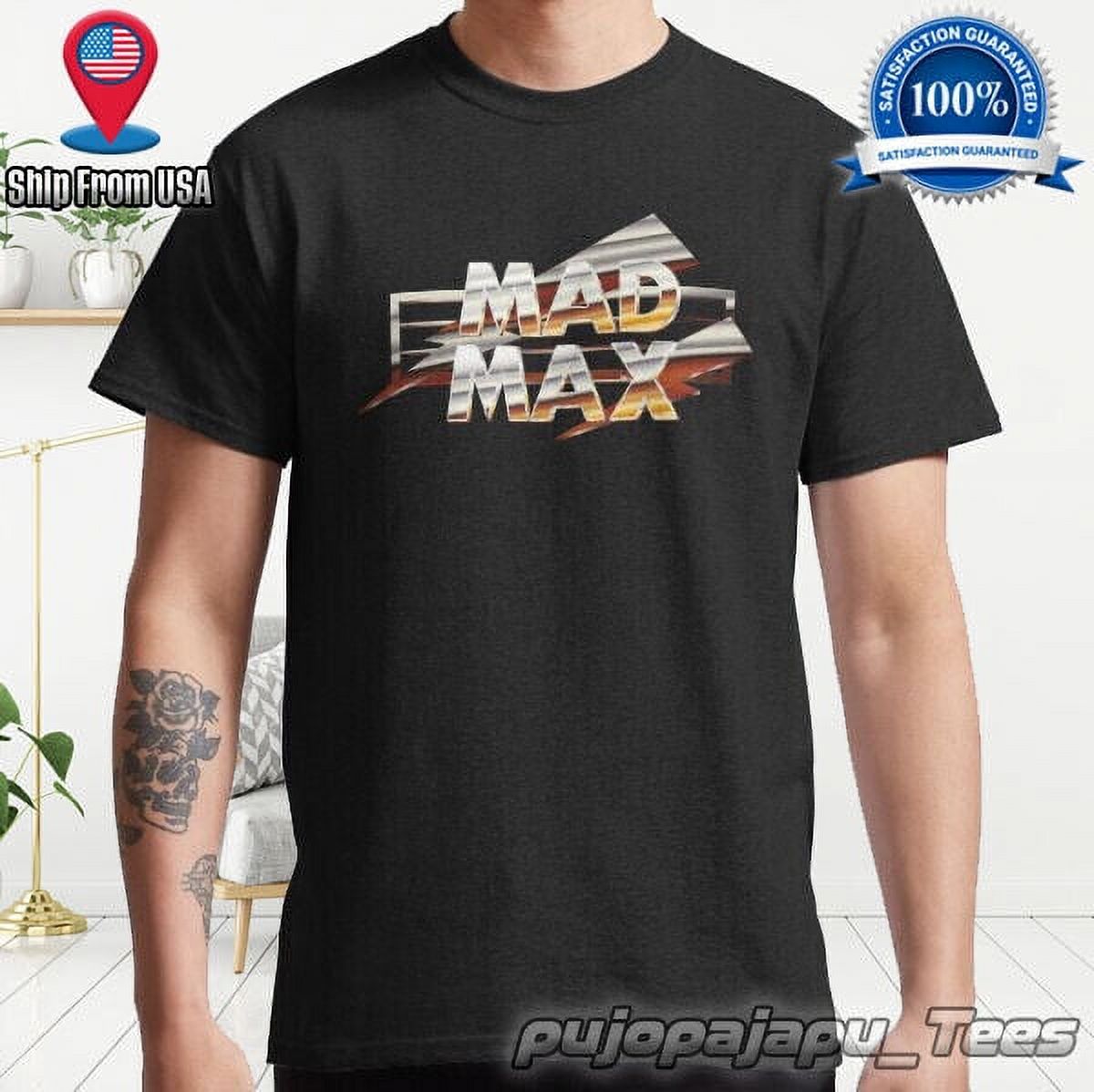 EverFind NEW Mad Max 1979 Cotton American Funny Logo Man's T-Shirt Size S-5XL Christmas Gift ...