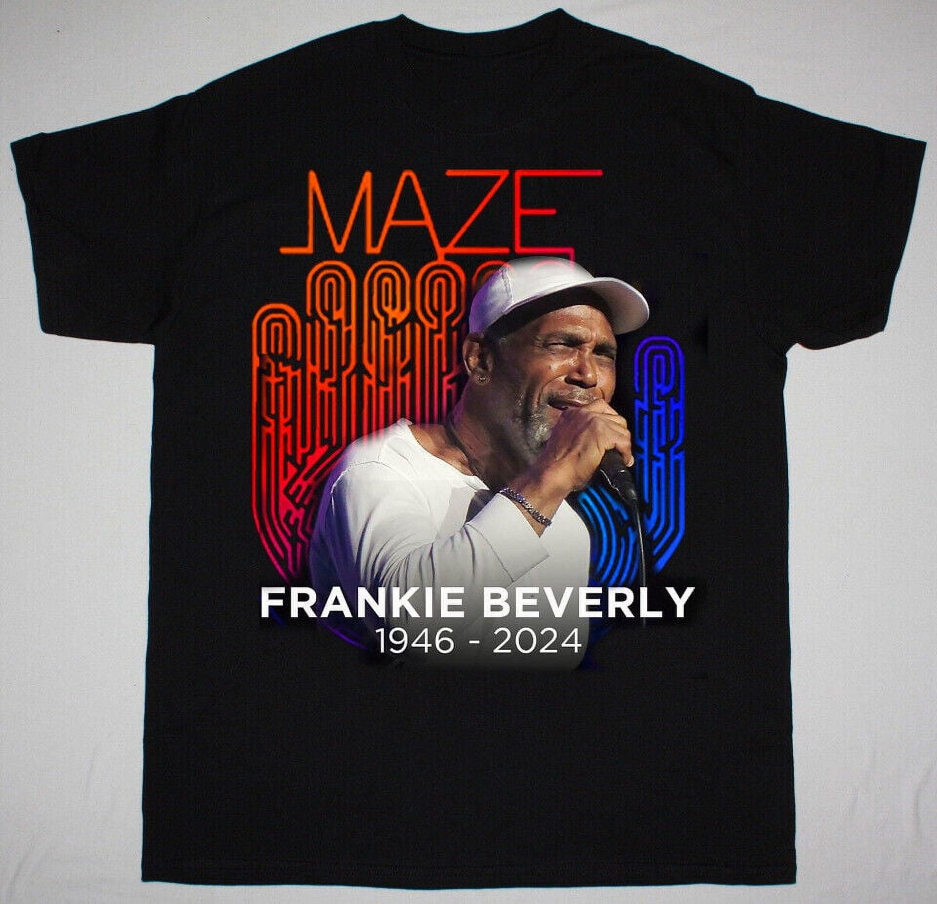 EverFind NEW Maze featuring Frankie Beverly 1946-2024 S-2345XL Black ...