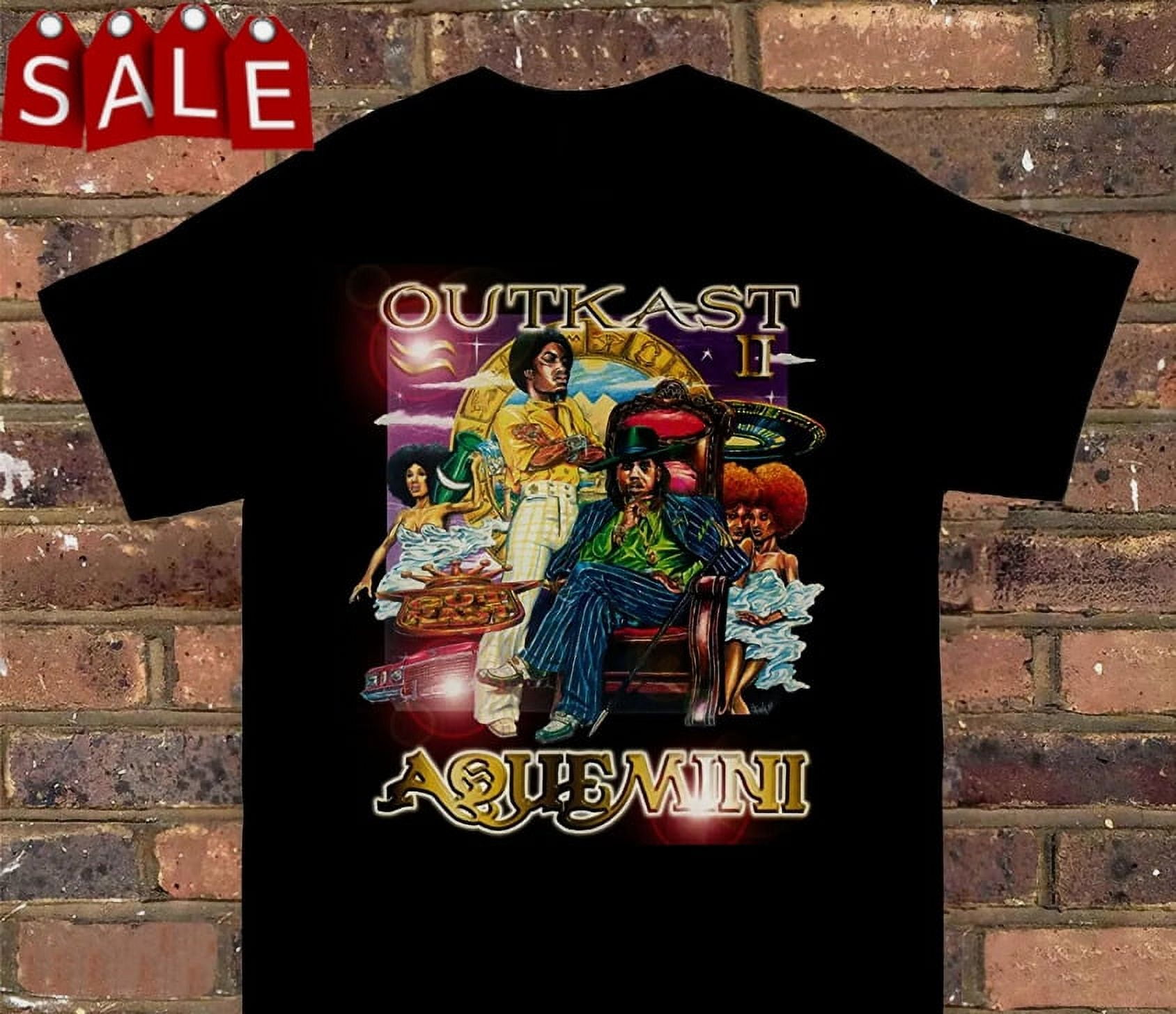 EverFind New Hot Outkast Aquemini T-Shirt Cotton Black Men S to 2345XL ...