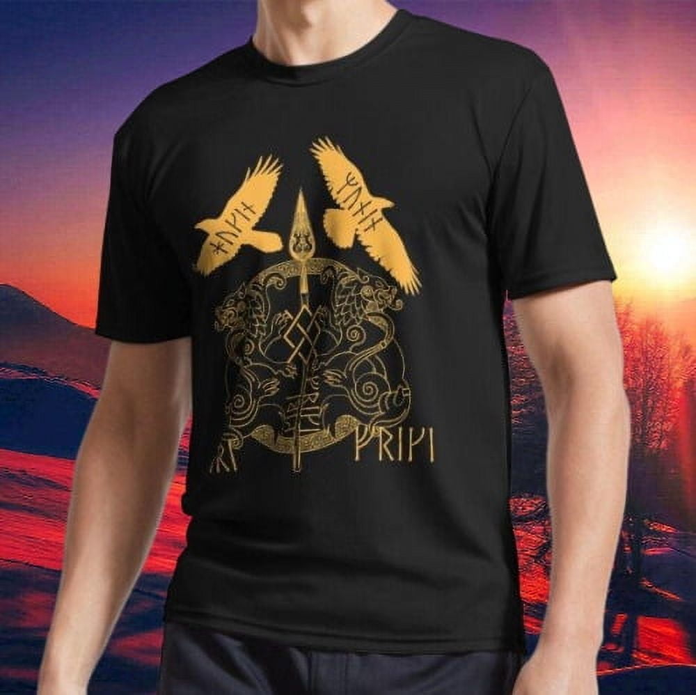 EverFind New Shirt Norse Mythology Spear of Odin gnir Logo T-Shirt ...