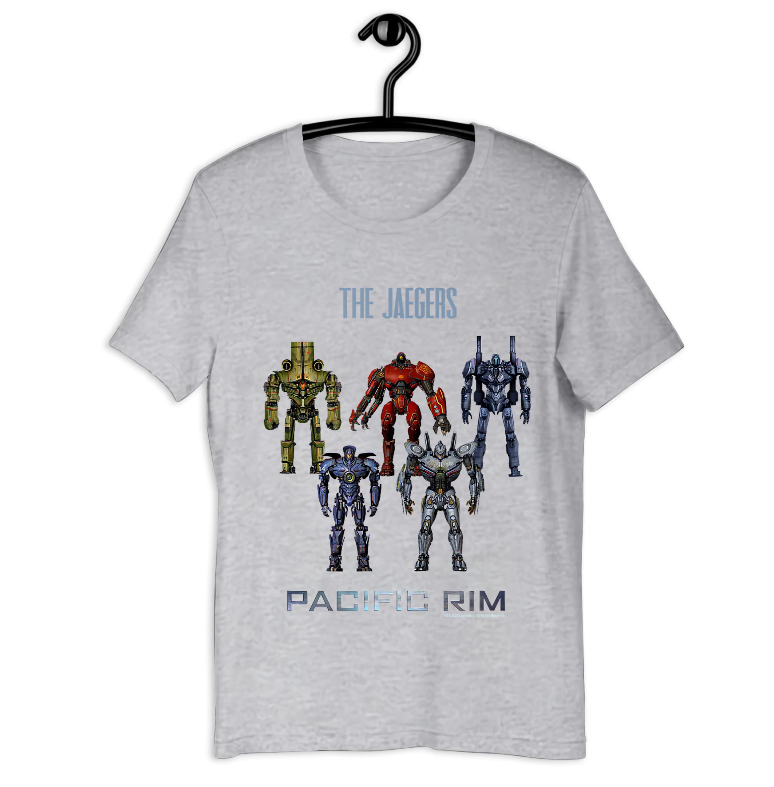 EverFind Pacific Rim Jaeger Robots Officially Licensed Uni T-Shirt ...